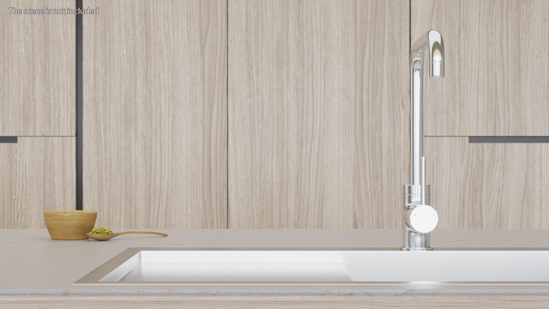 Angular Single Lever Sink Mixer Chrome 3D - TurboSquid 1726233