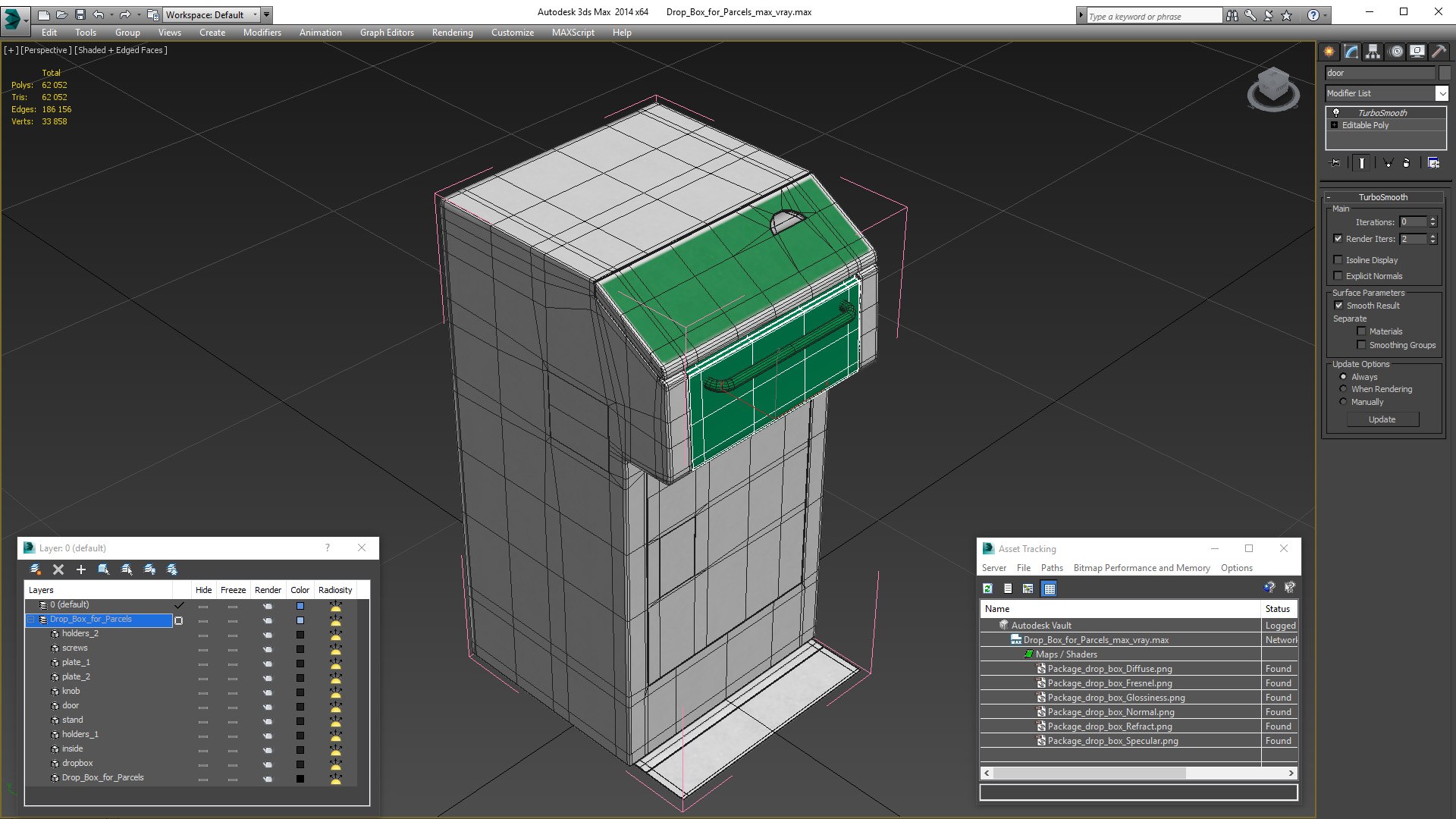 3D model Drop Box for Parcels - TurboSquid 2012403