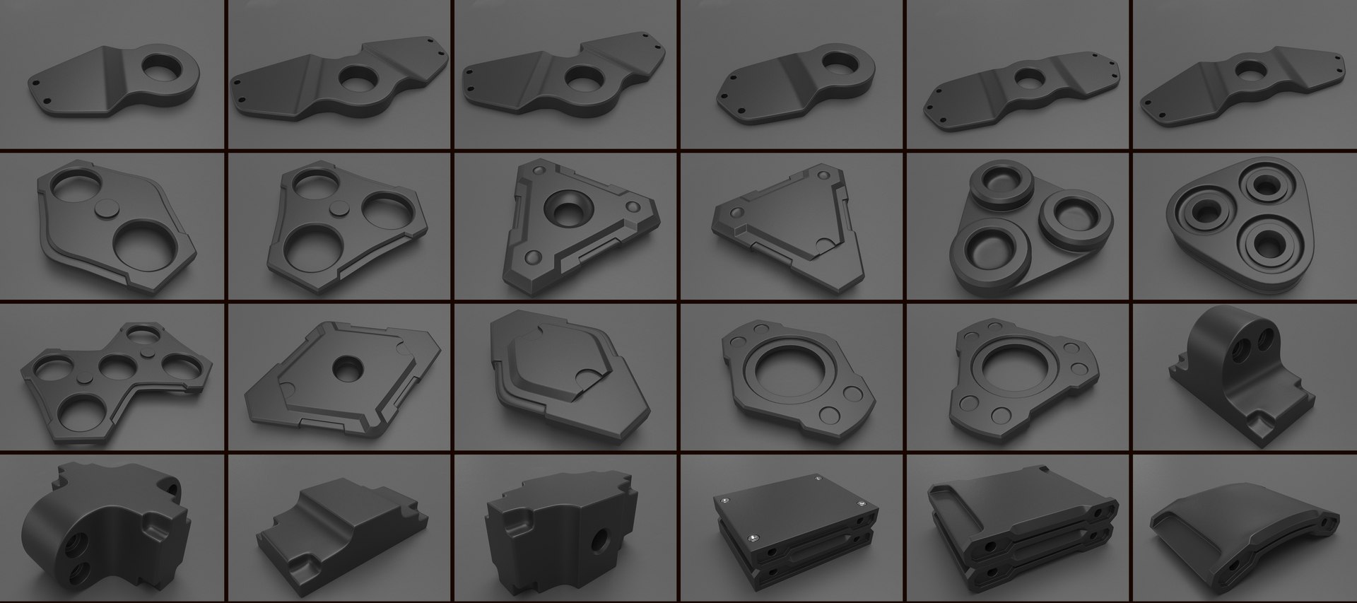 3D Parts Subdiv Concepts - TurboSquid 1406175