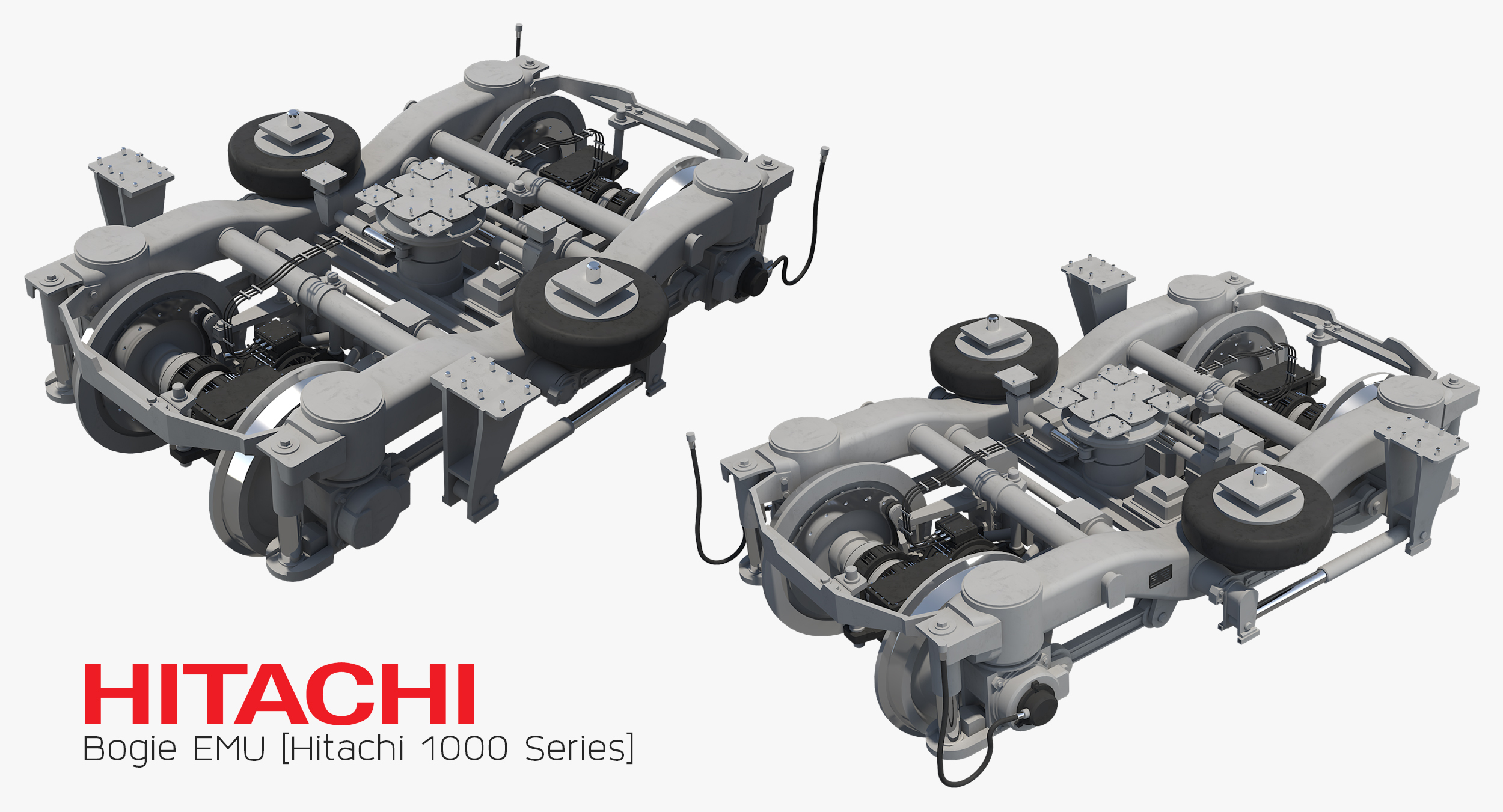 Bogie EMU - Hitachi 1000 Series 3D model - TurboSquid 1854972