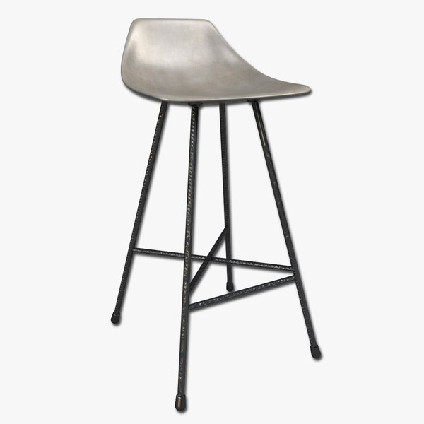 3d model bar stool