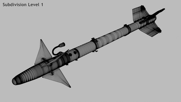 dxf aim-9m sidewinder missile
