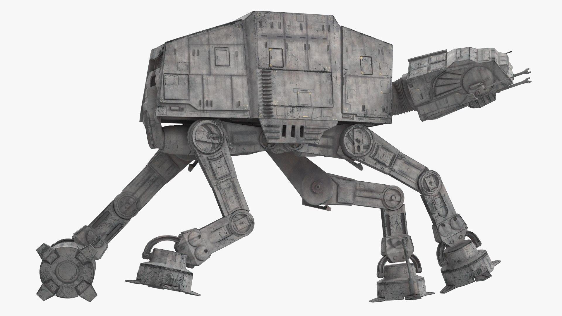 3D Star Wars AT AT Light Rigged For Cinema 4D - TurboSquid 2248495