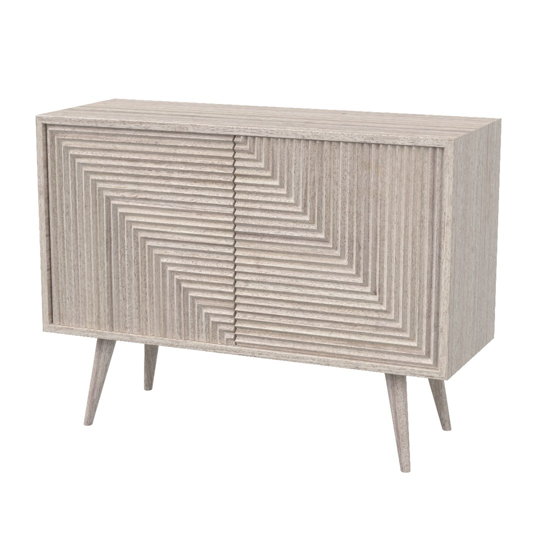 3D 51567 Two Door Media Cabinet - TurboSquid 2011735