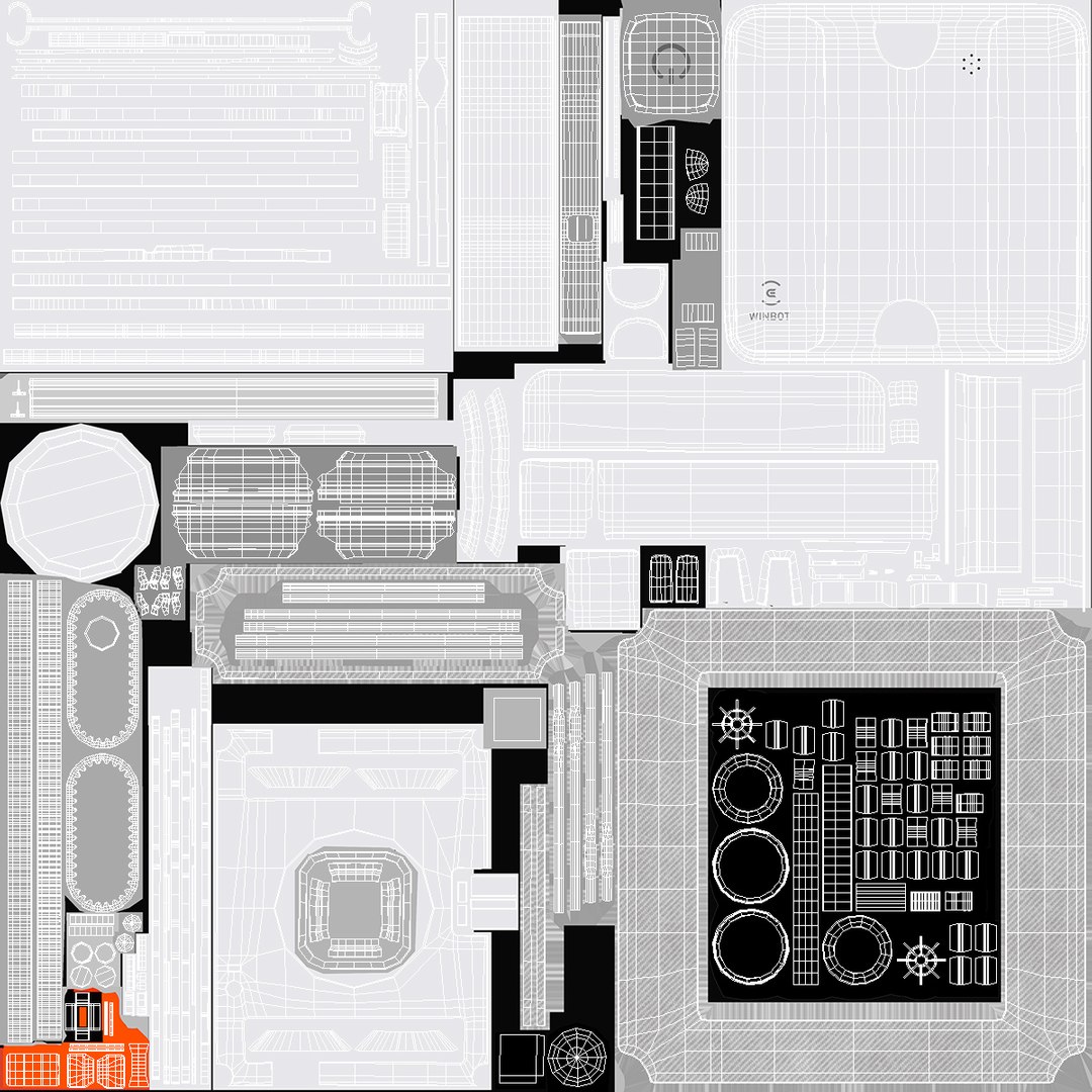 Ecovacs Winbot 880 Window Cleaning Robot 3D - TurboSquid 1881759