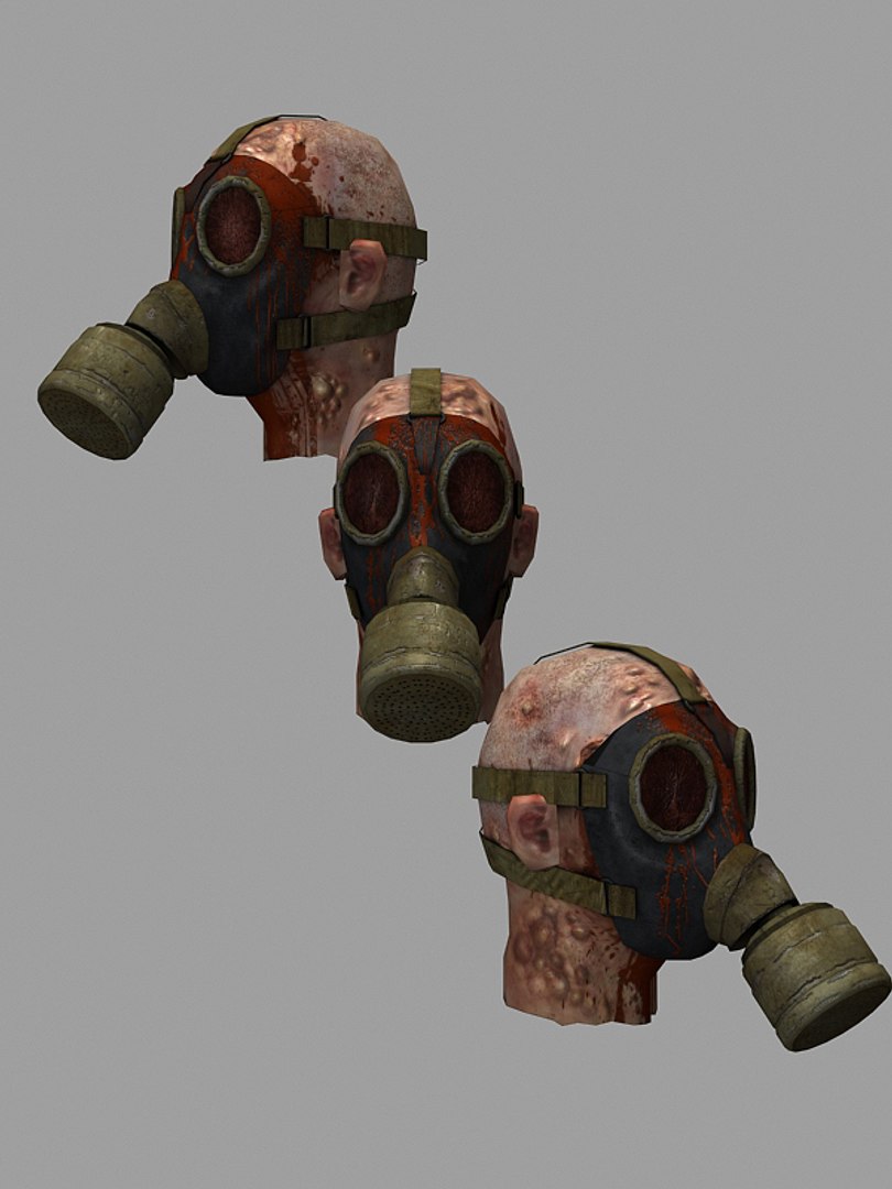 3d German Zombie Man Model