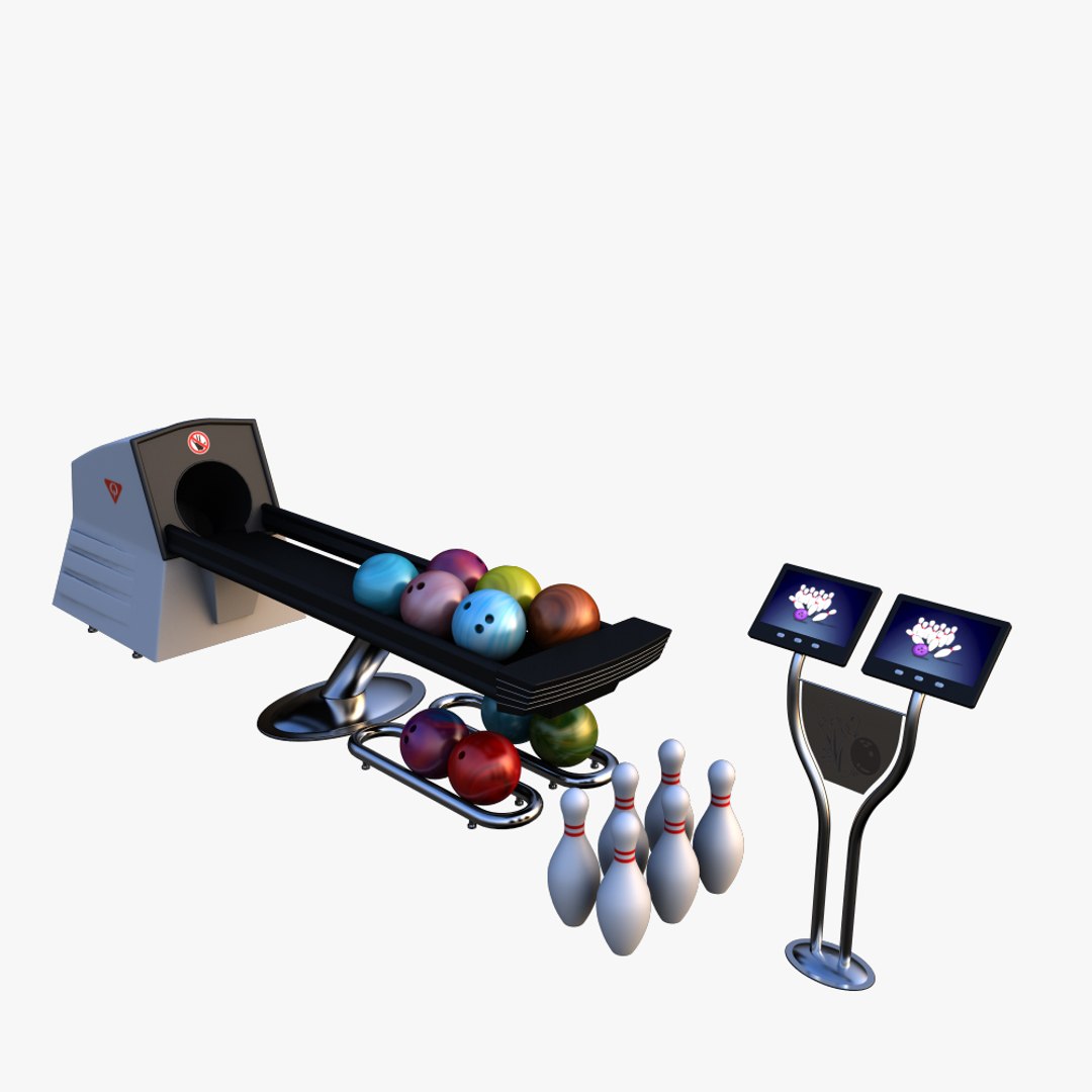 Bowling Equipments 3d Model