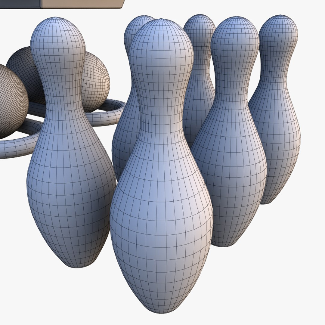 Bowling Equipments 3d Model