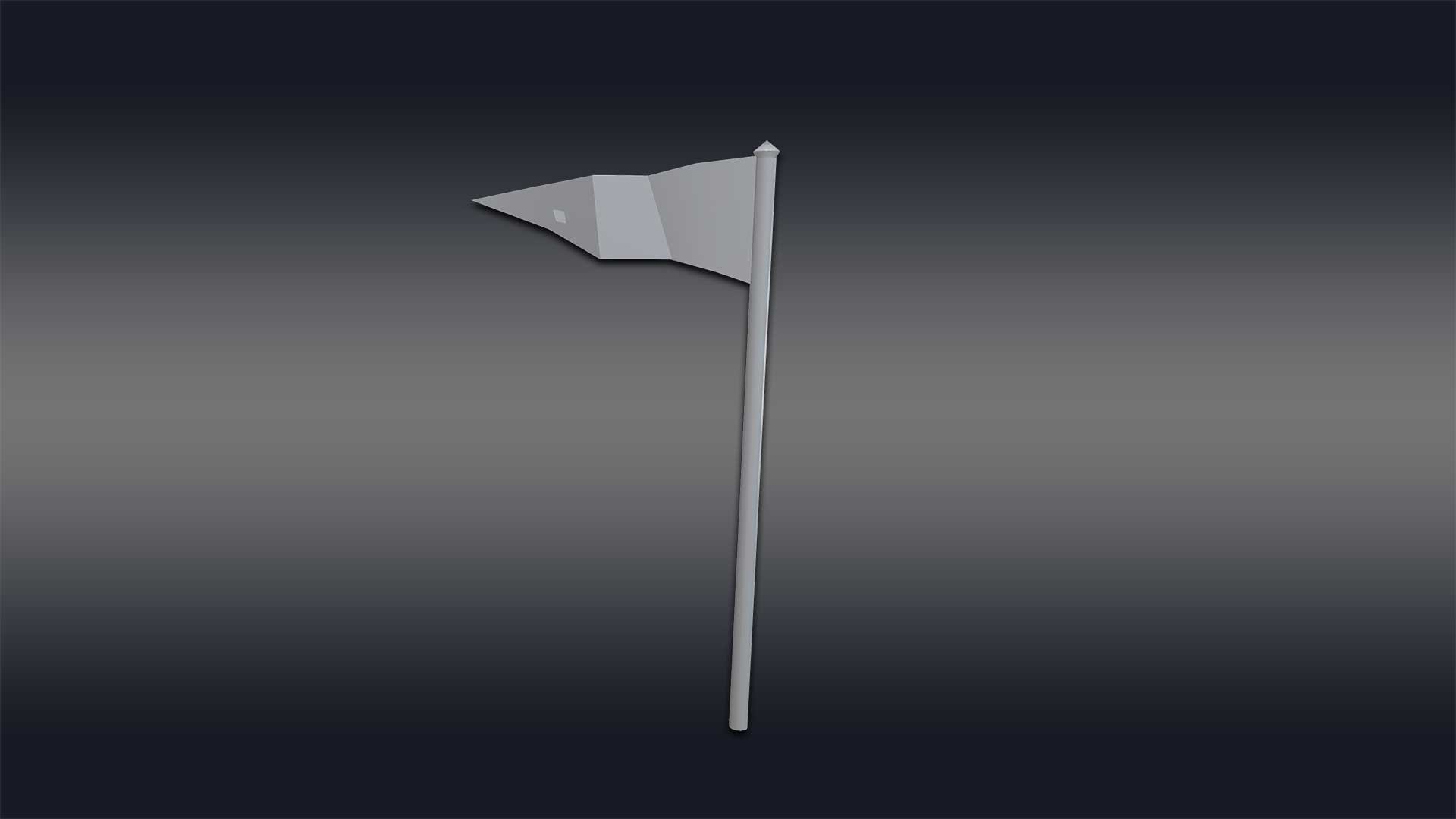 Free 3D Pennant Flag 3D Model Model - TurboSquid 2148157