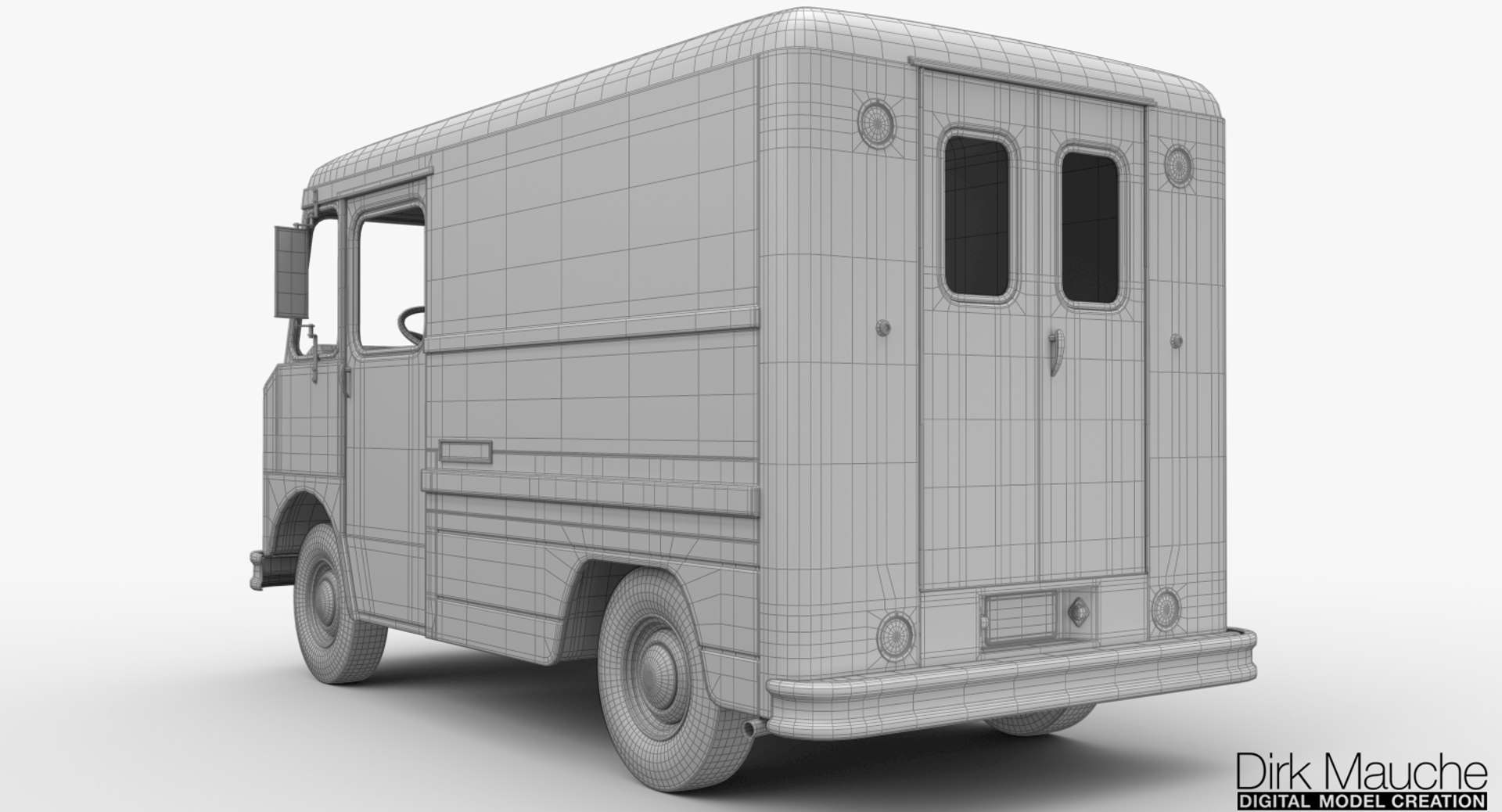 chevrolet p10 step van 3d obj