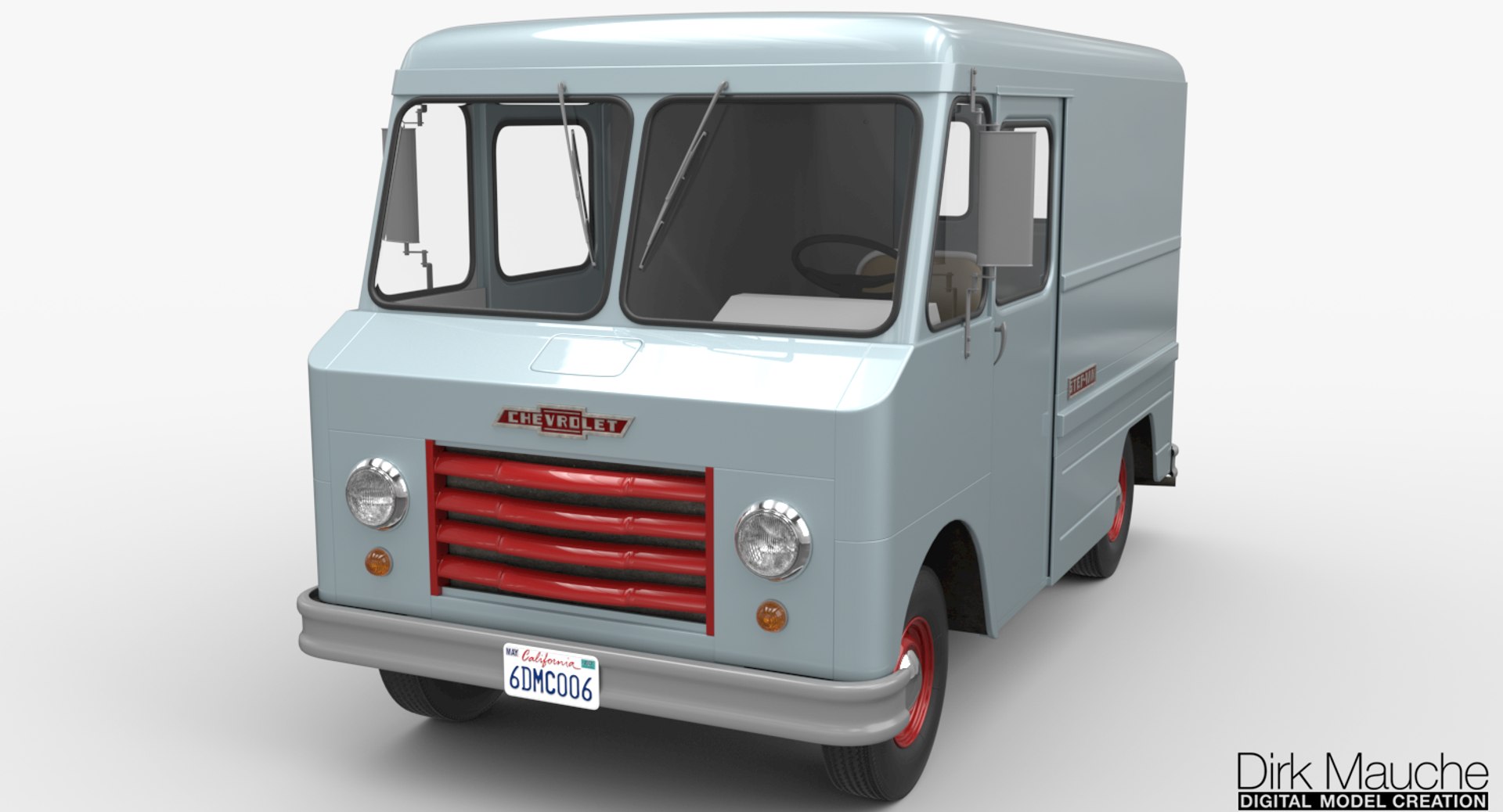 chevrolet p10 step van 3d obj