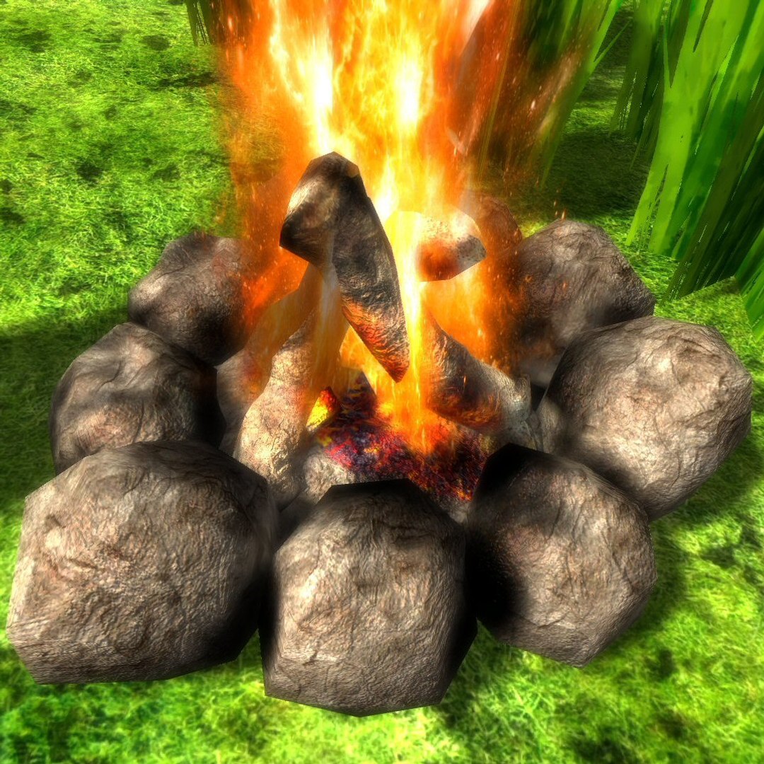 Campfire 3D Model - TurboSquid 1750440