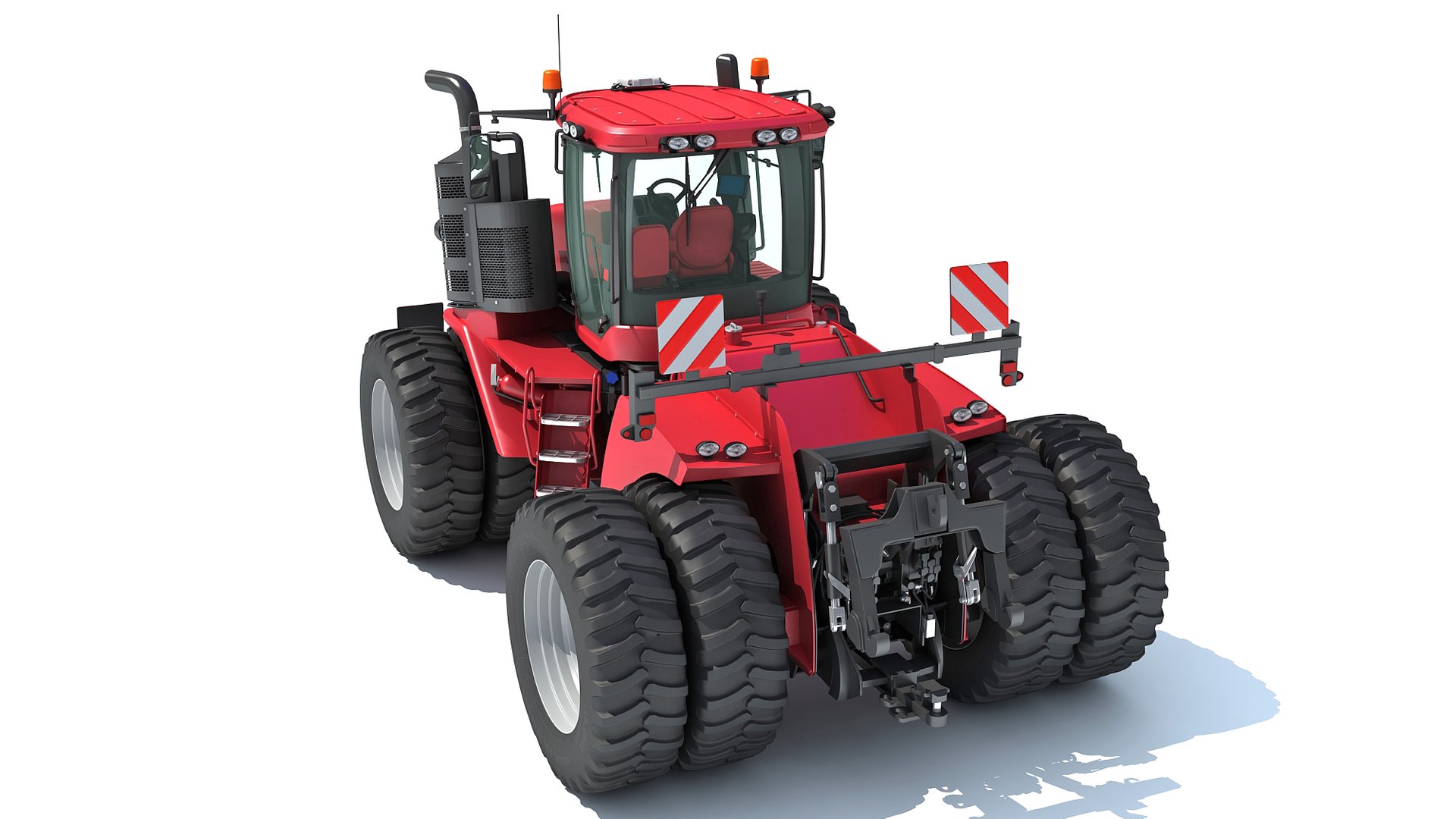 Wheeled Articulated Tractor 3D - TurboSquid 1618776