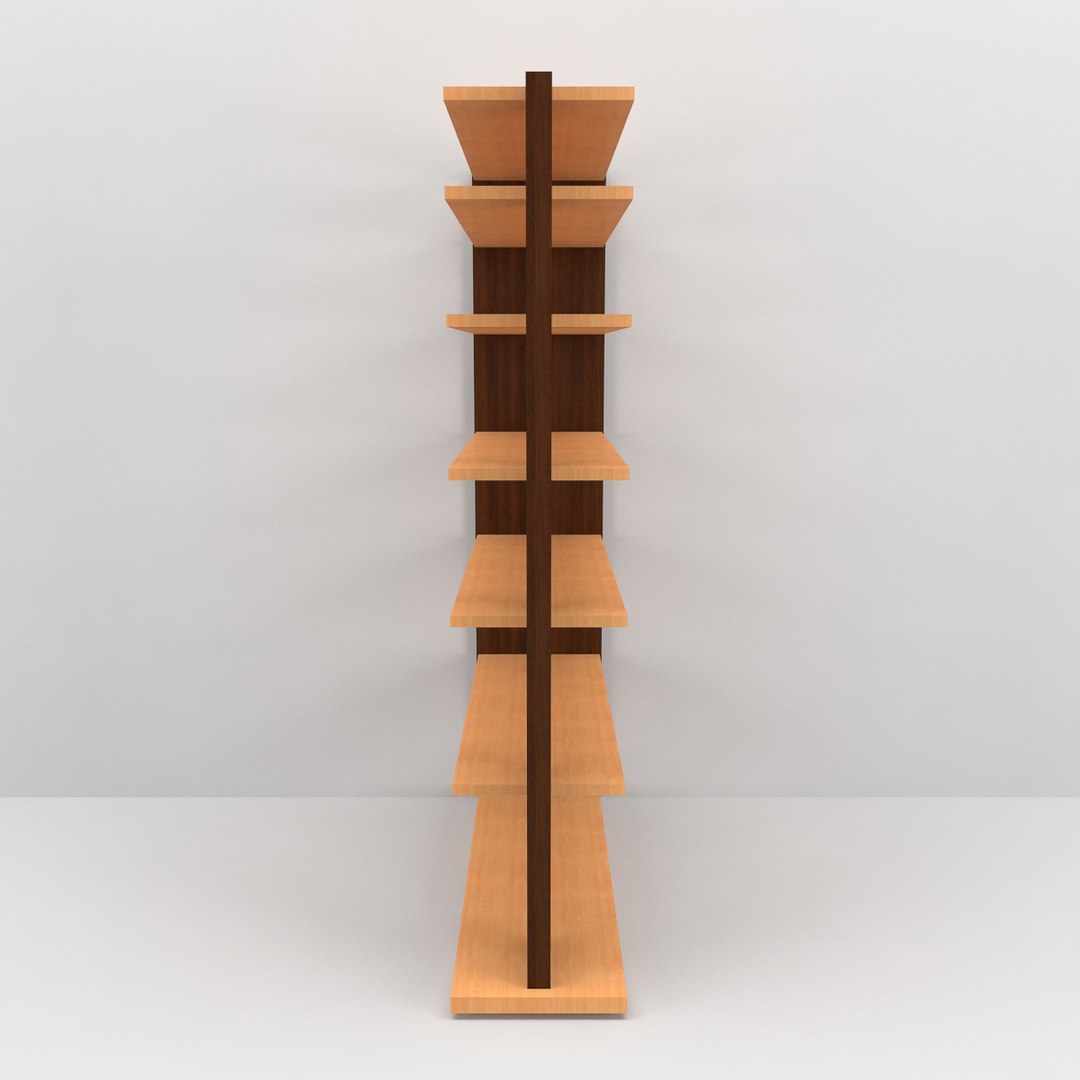 3d Max Bookshelf