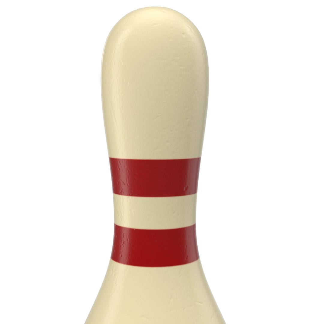 Bowling Pin Modeled 3d Model