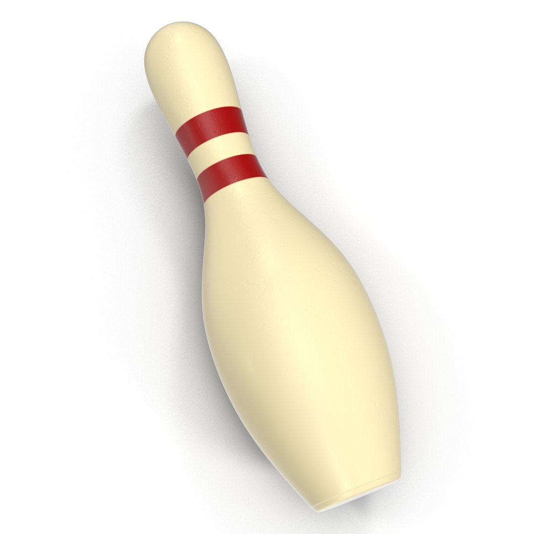 Bowling Pin Modeled 3d Model