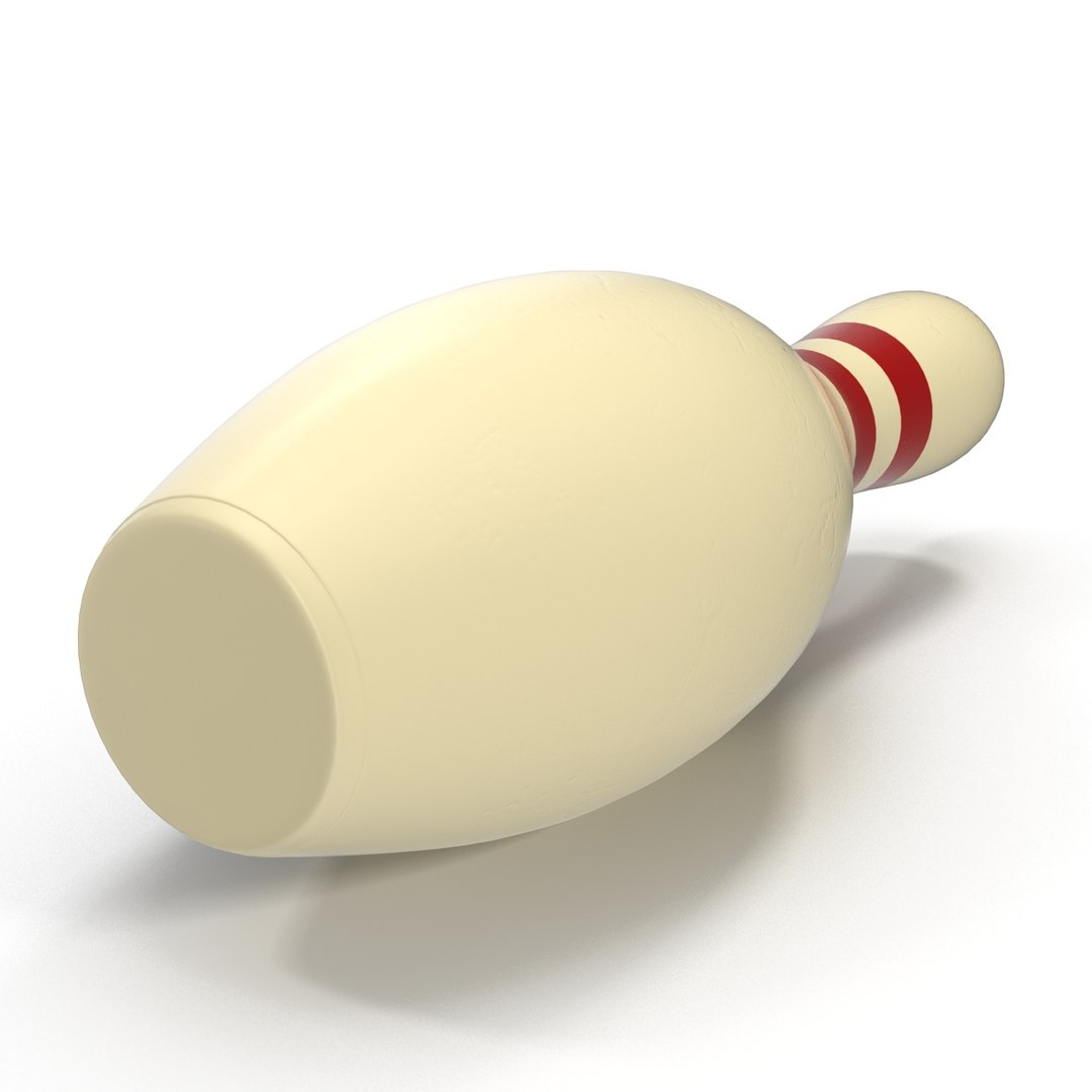 Bowling Pin Modeled 3d Model