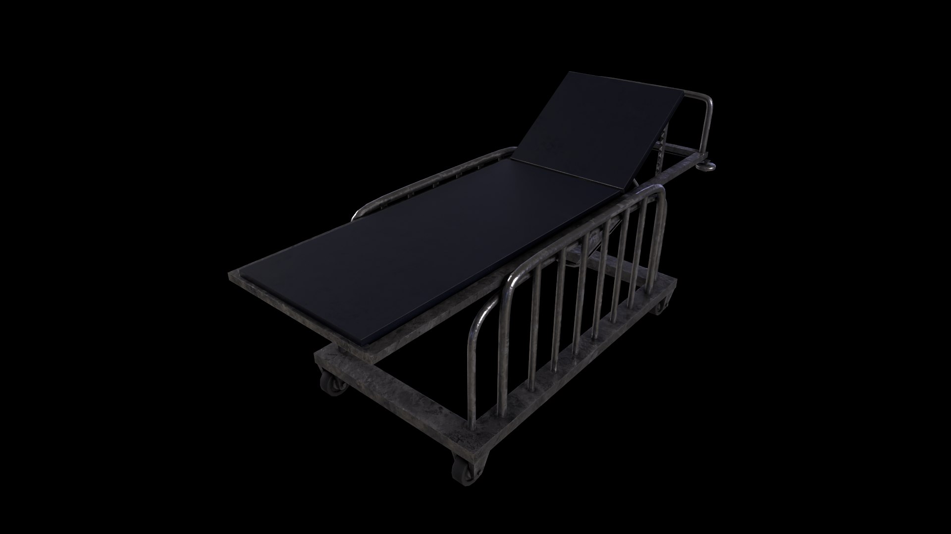 Stretcher Game Ready Low Poly 3D Model Low-poly 3D Model 3D Model ...