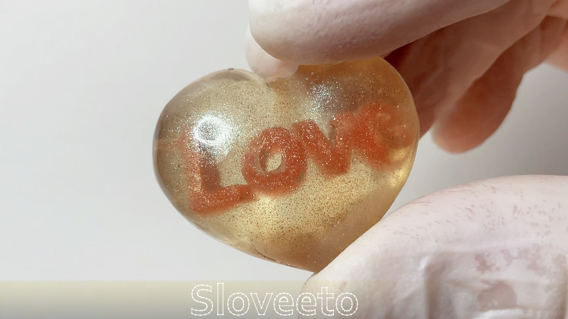 3D Transparent Heart With Inner Love Inscription For Valentines Day And ...