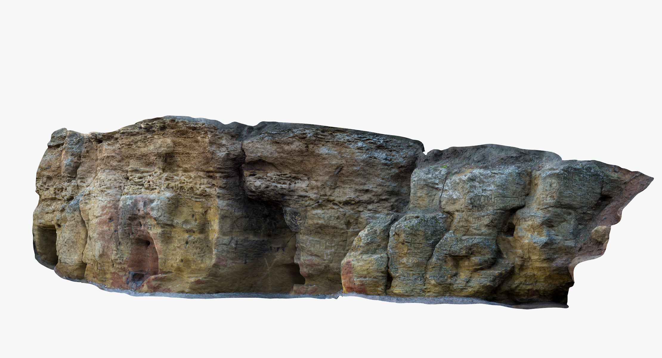 3D model limestone big size rock - TurboSquid 1250823