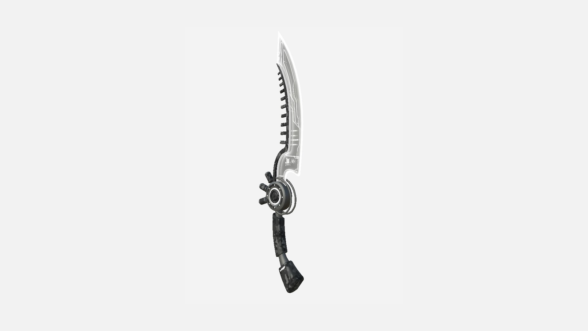 SciFi Dagger A09 Black Camo - Sci Fi Weapon Design 3D Model ...