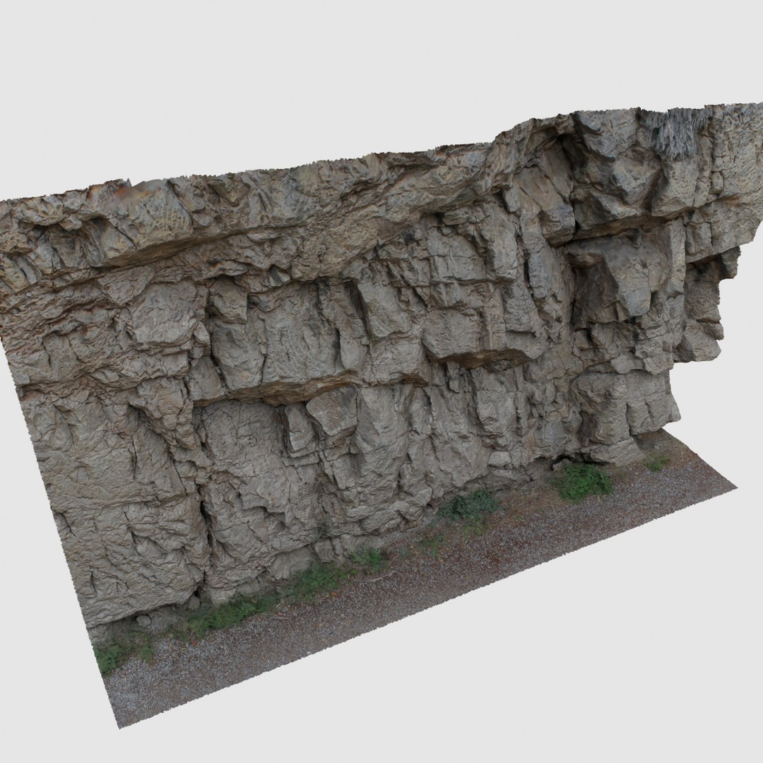 Scan Cliff Wall 3D - TurboSquid 1646748
