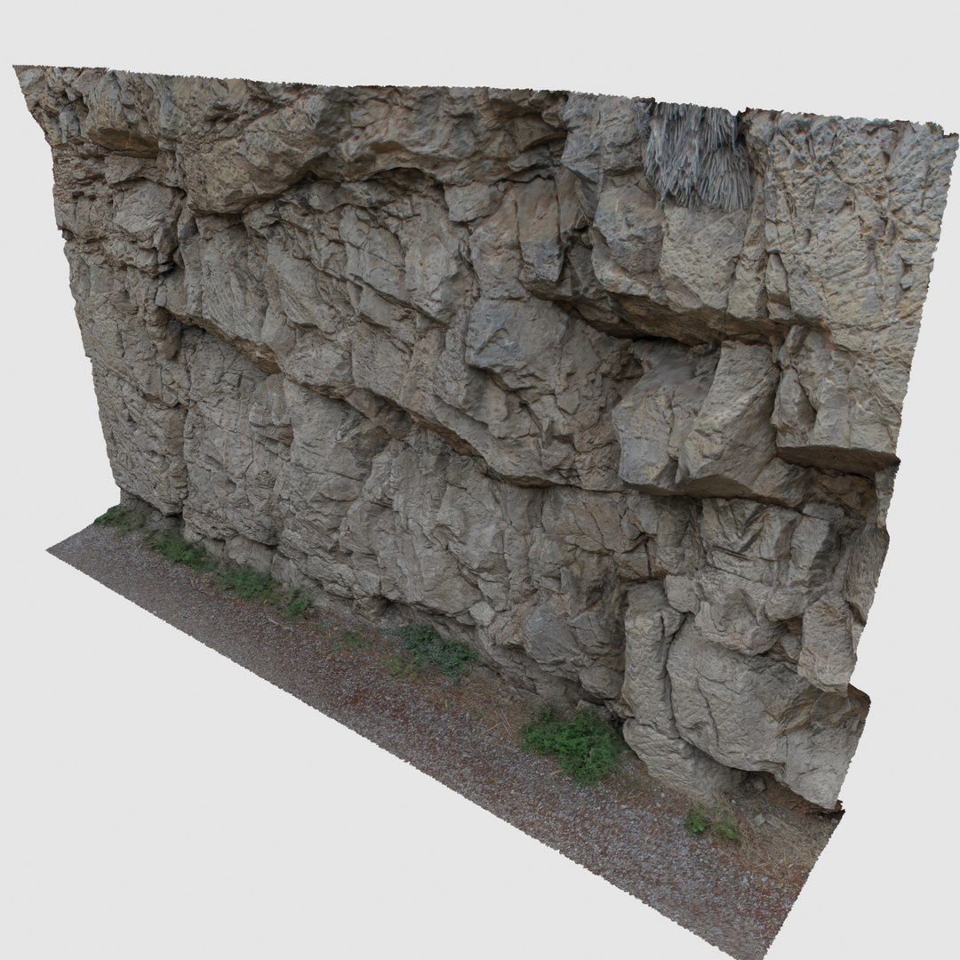 Scan Cliff Wall 3D - TurboSquid 1646748