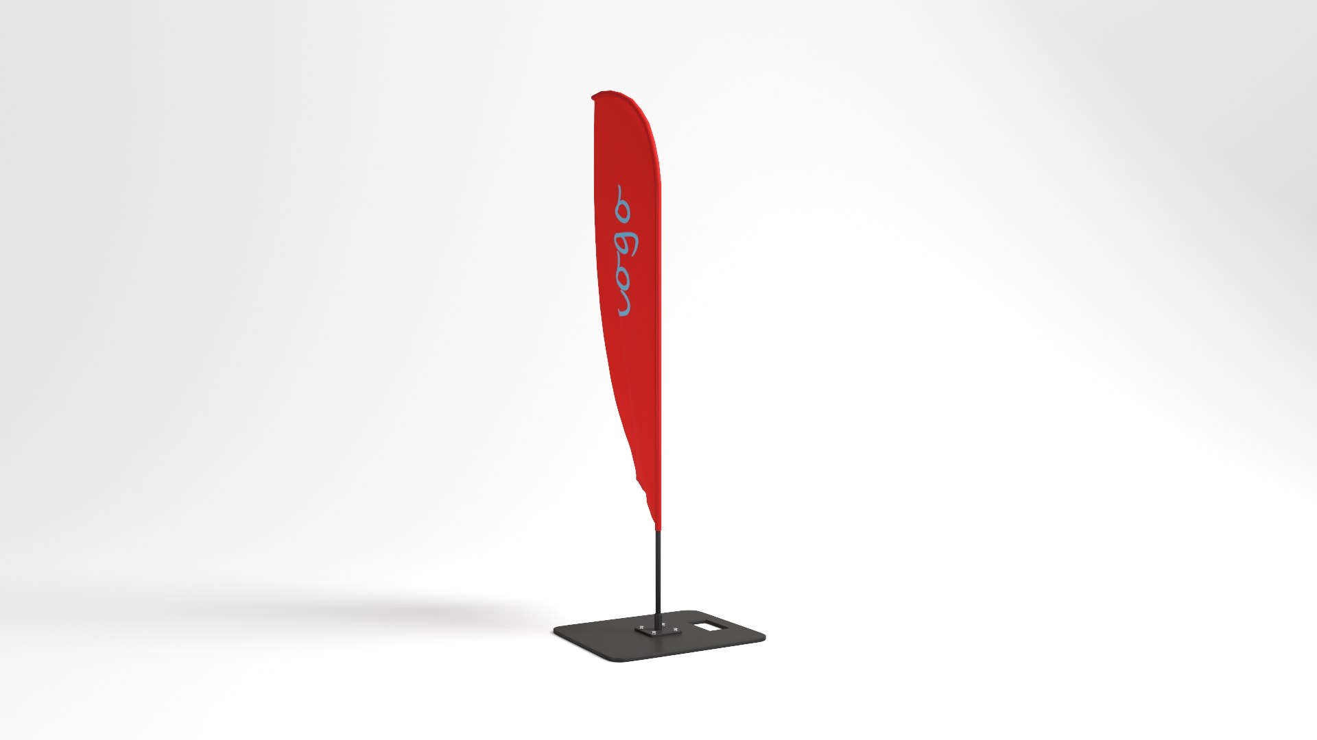 3D beach flag model - TurboSquid 1669869