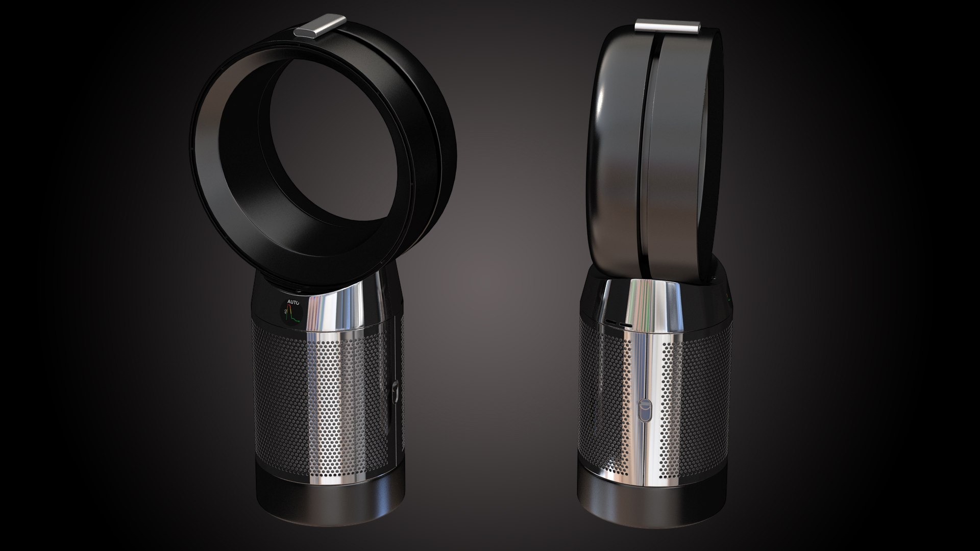 Dyson Purifying Fans Collection 3D Model - TurboSquid 1845640