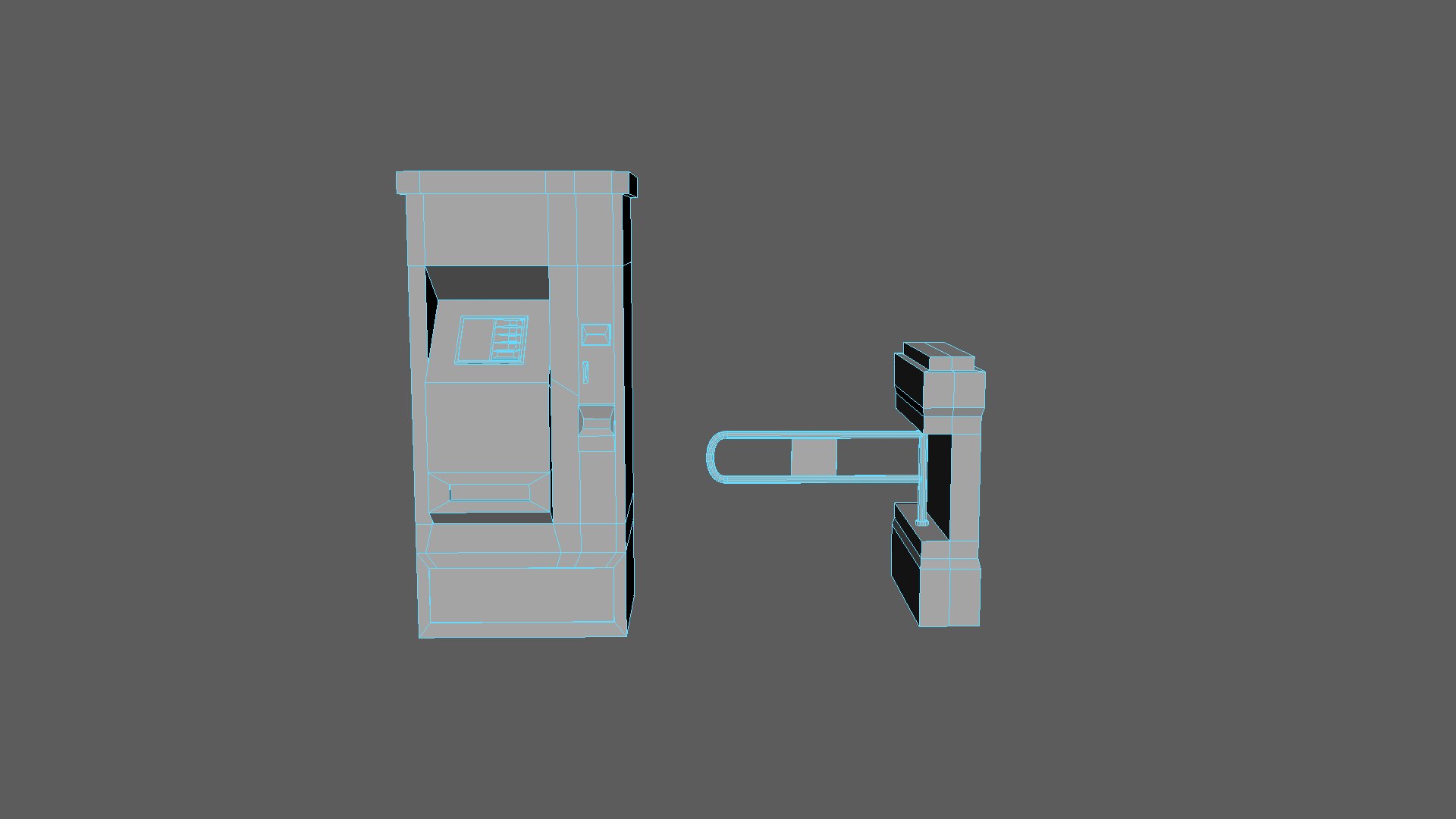 3D Ticket Machine - TurboSquid 1670809