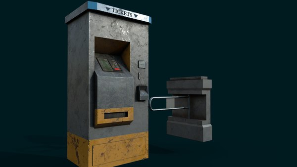 Ticket Machine 3D Models for Download | TurboSquid