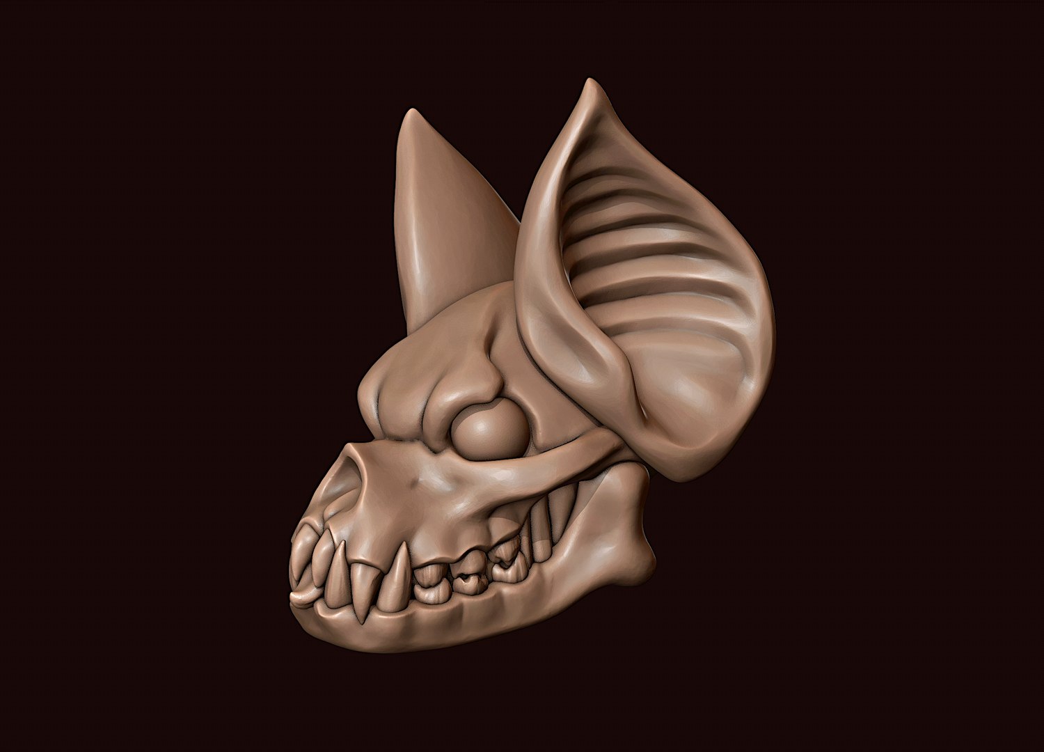 Bat Gargoyle Head model - TurboSquid 1874717