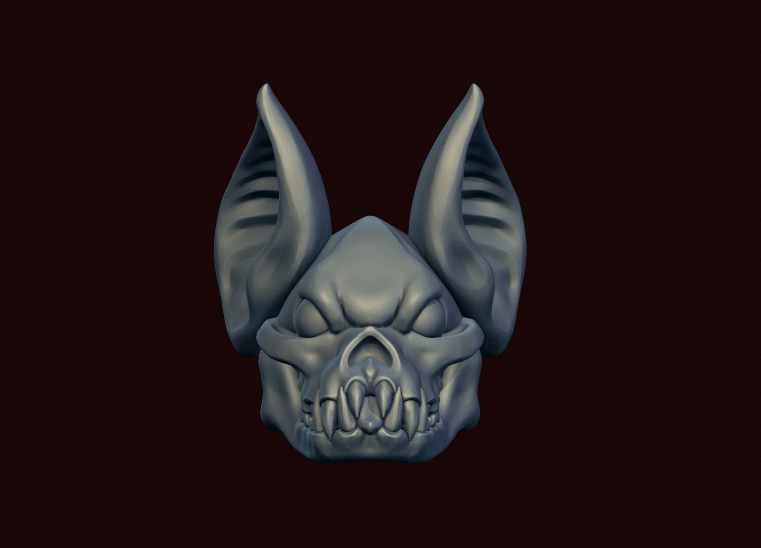 Bat Gargoyle Head Model - TurboSquid 1874717