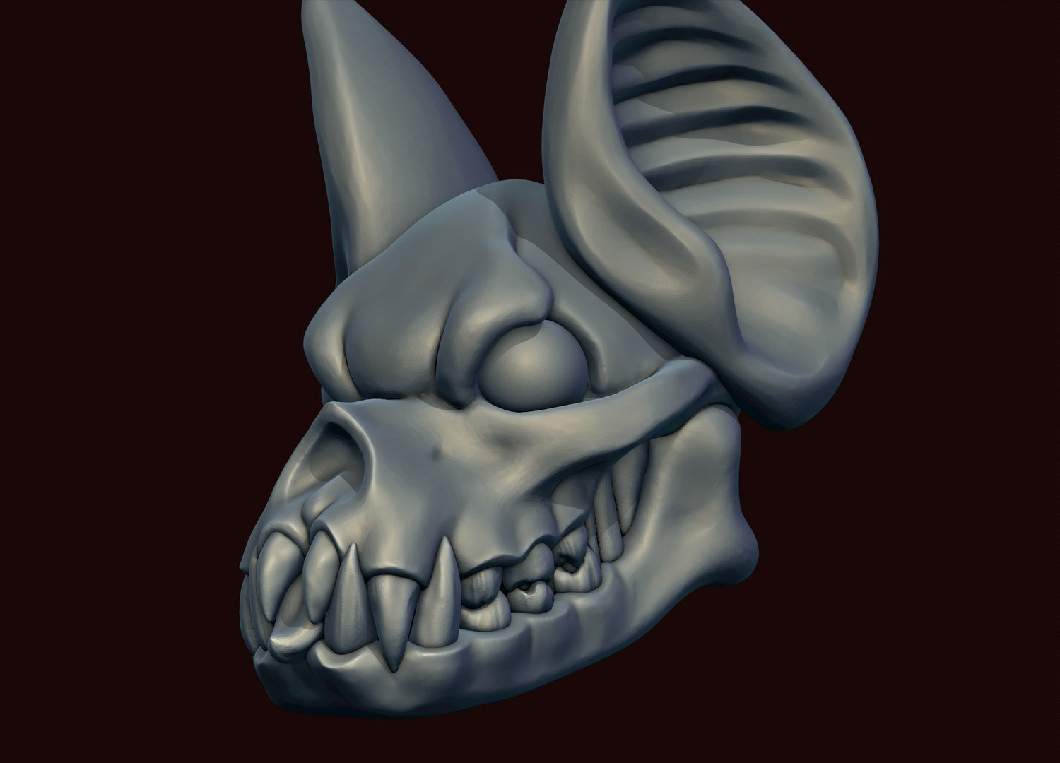 Bat Gargoyle Head Model - TurboSquid 1874717