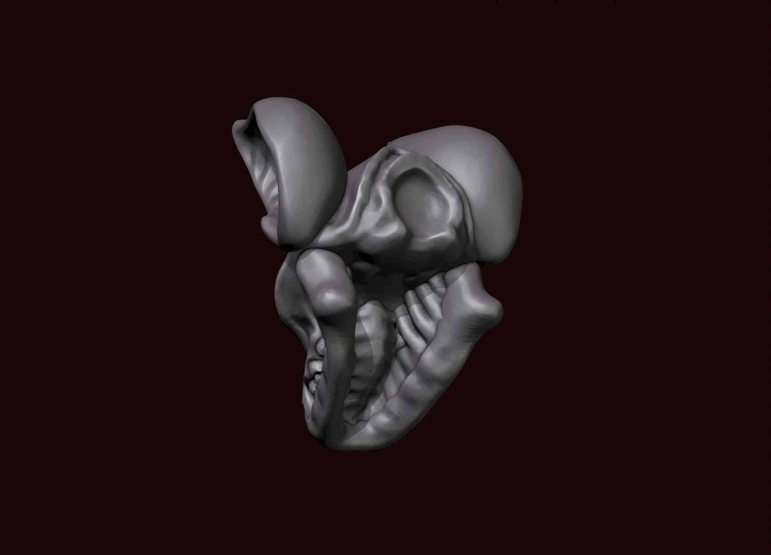 Bat Gargoyle Head Model - TurboSquid 1874717