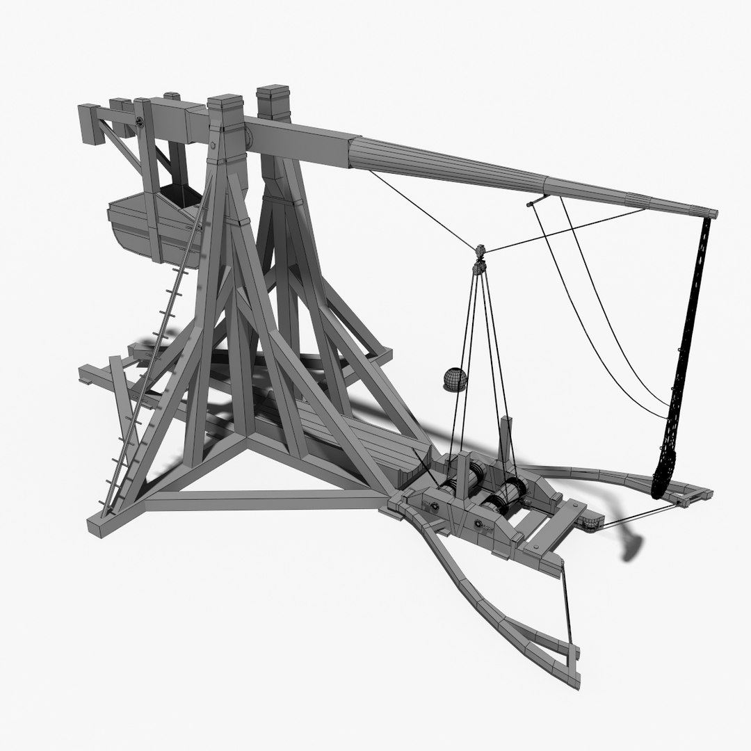 3d Model Trebuchet