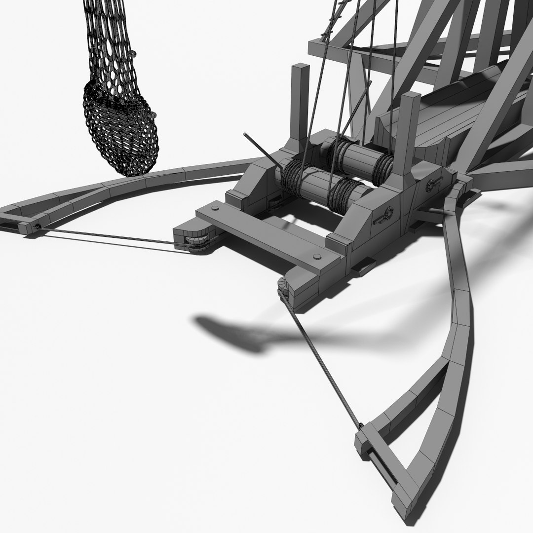 3d Model Trebuchet