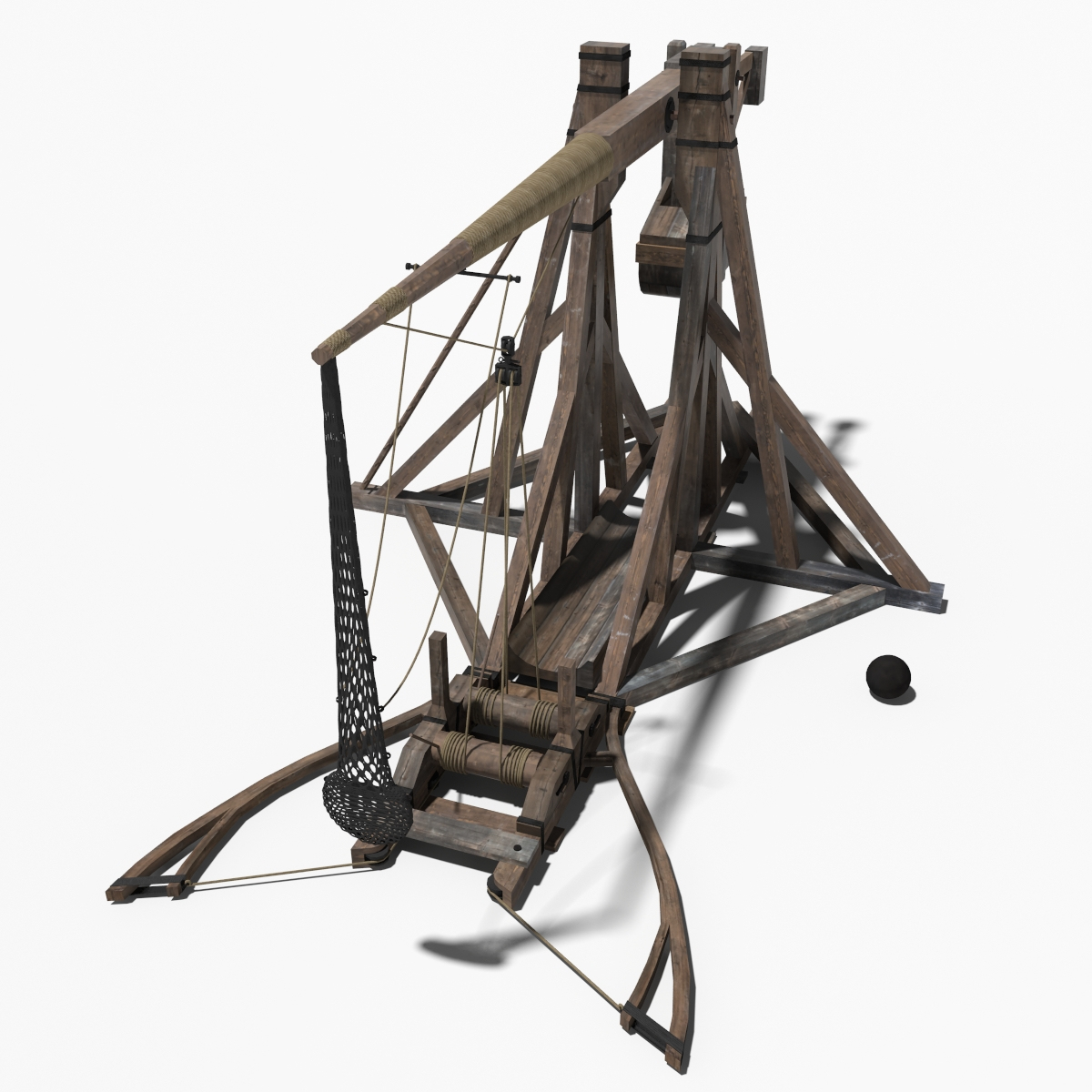 3d model trebuchet