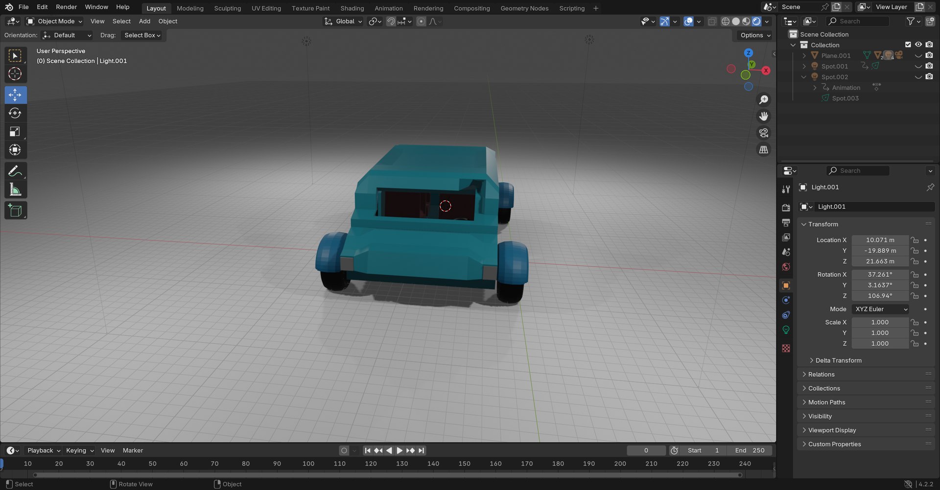 3D Model Sports Car - TurboSquid 2289080