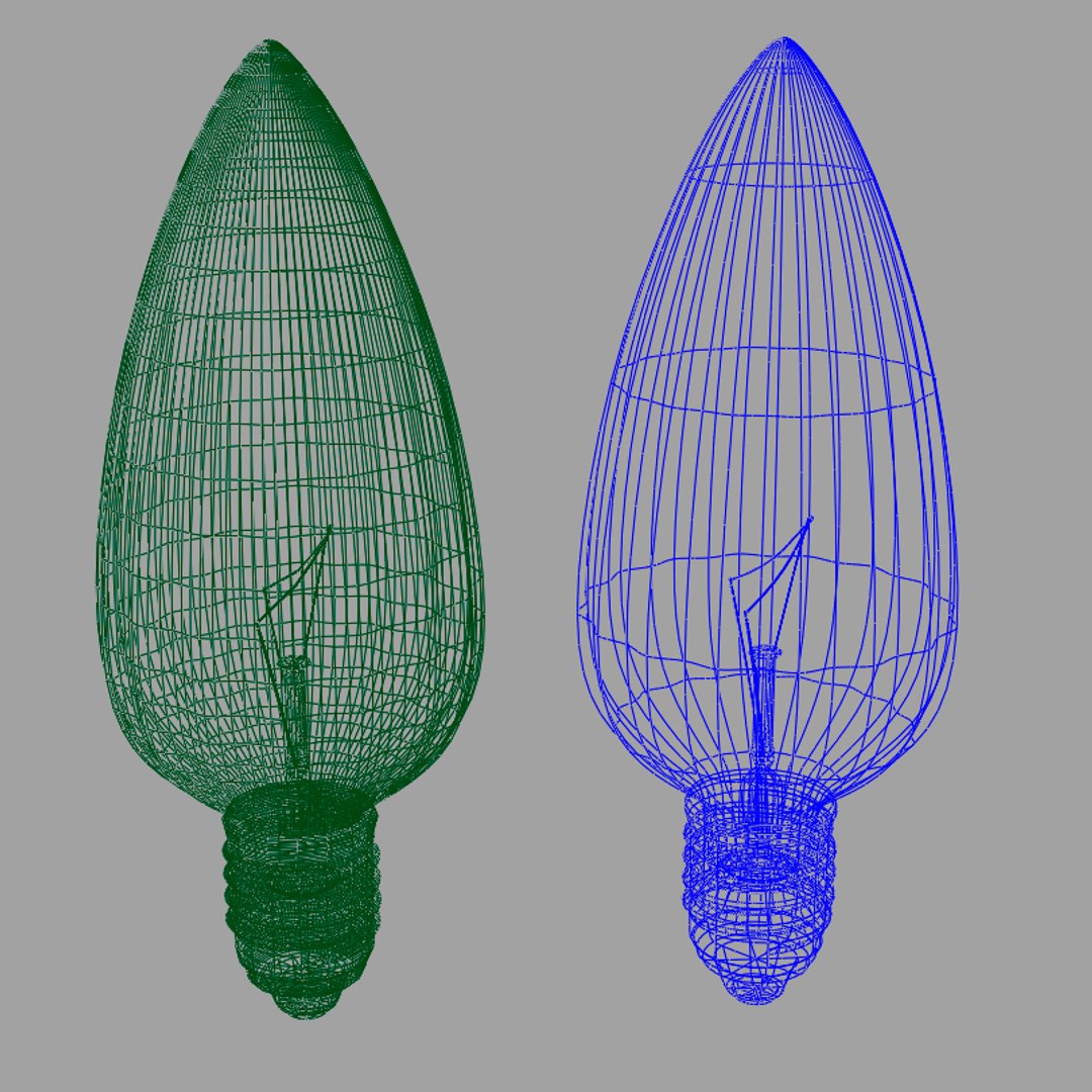 3ds max christmas light bulb