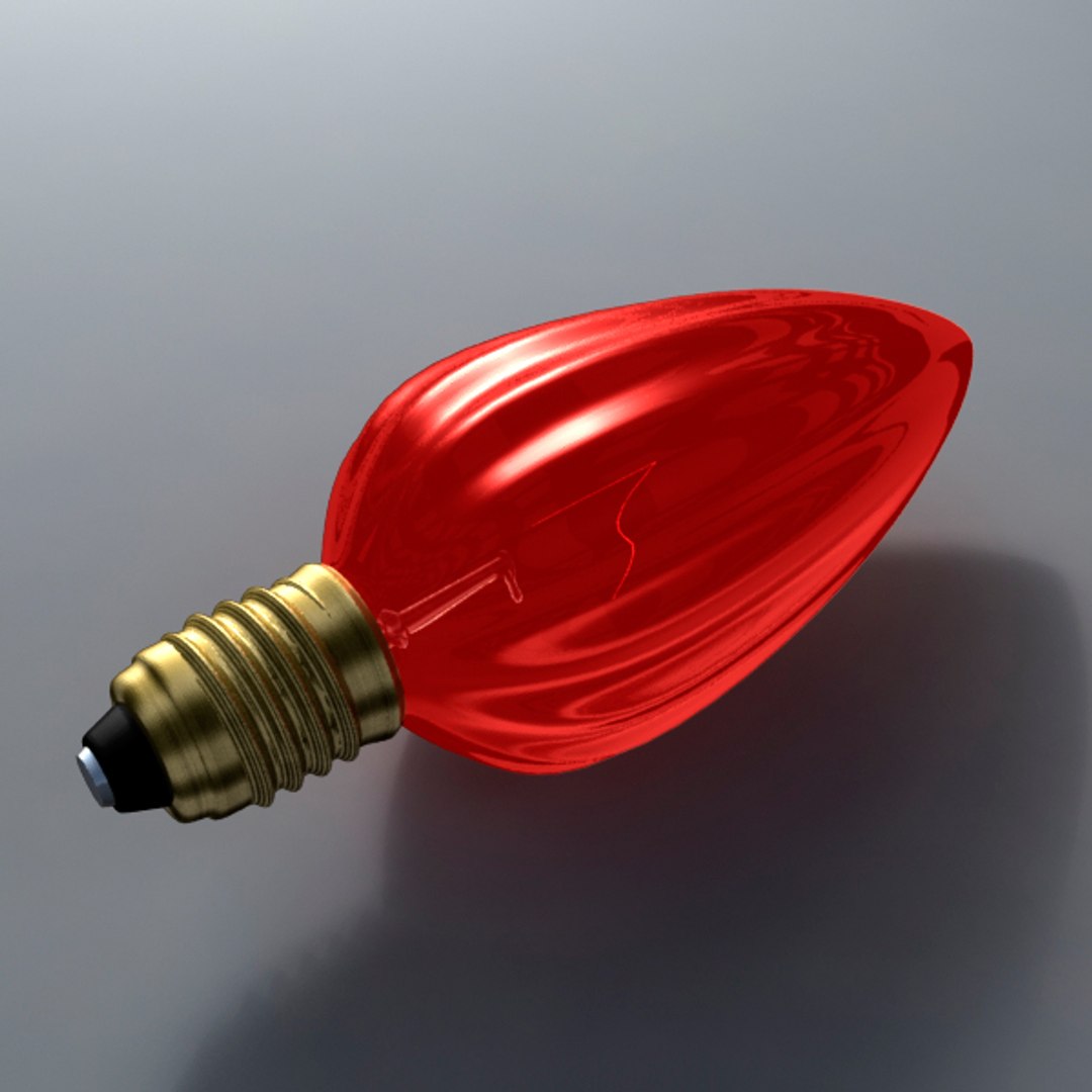 3ds max christmas light bulb
