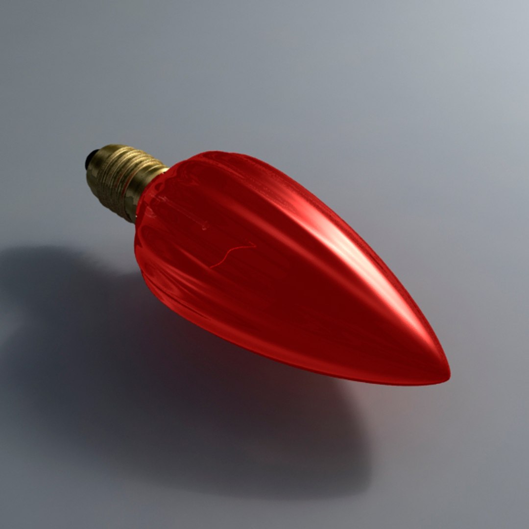 3ds max christmas light bulb