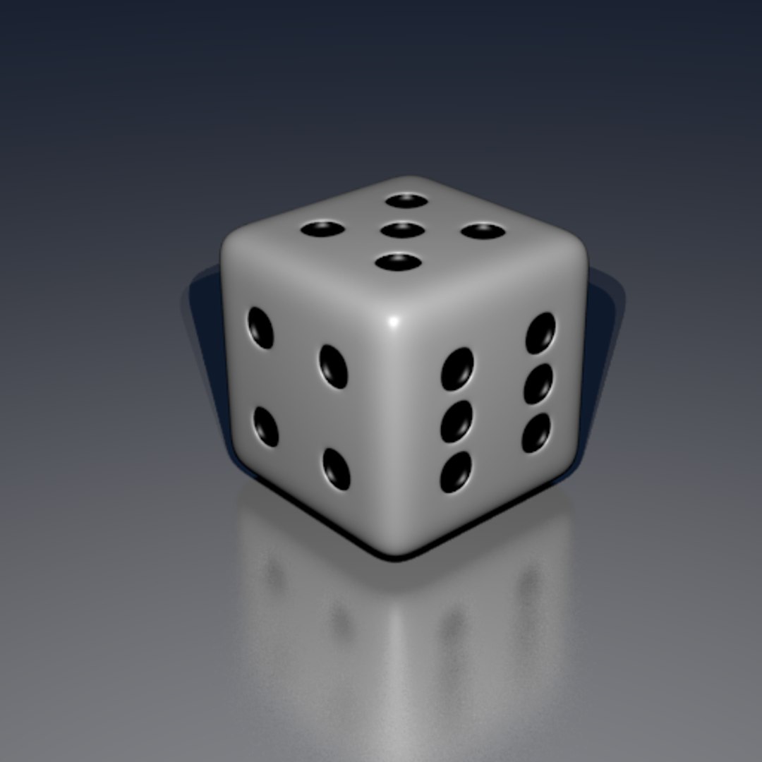 simple dice 3d model