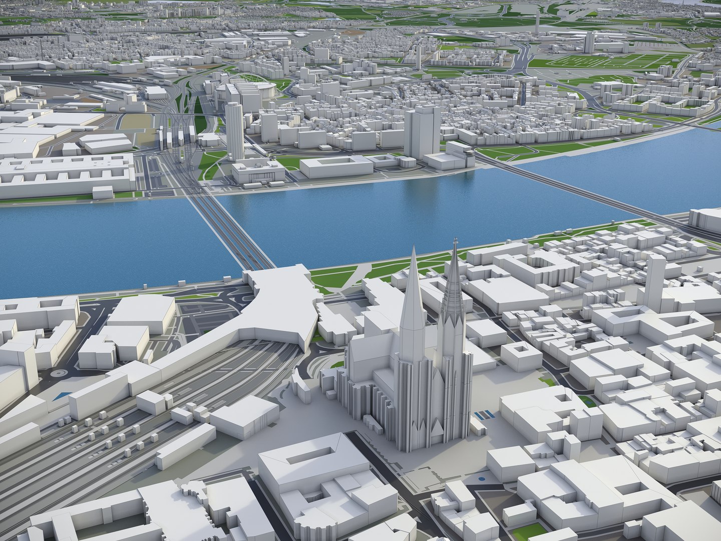 City Koln - 3D Model - TurboSquid 1397691
