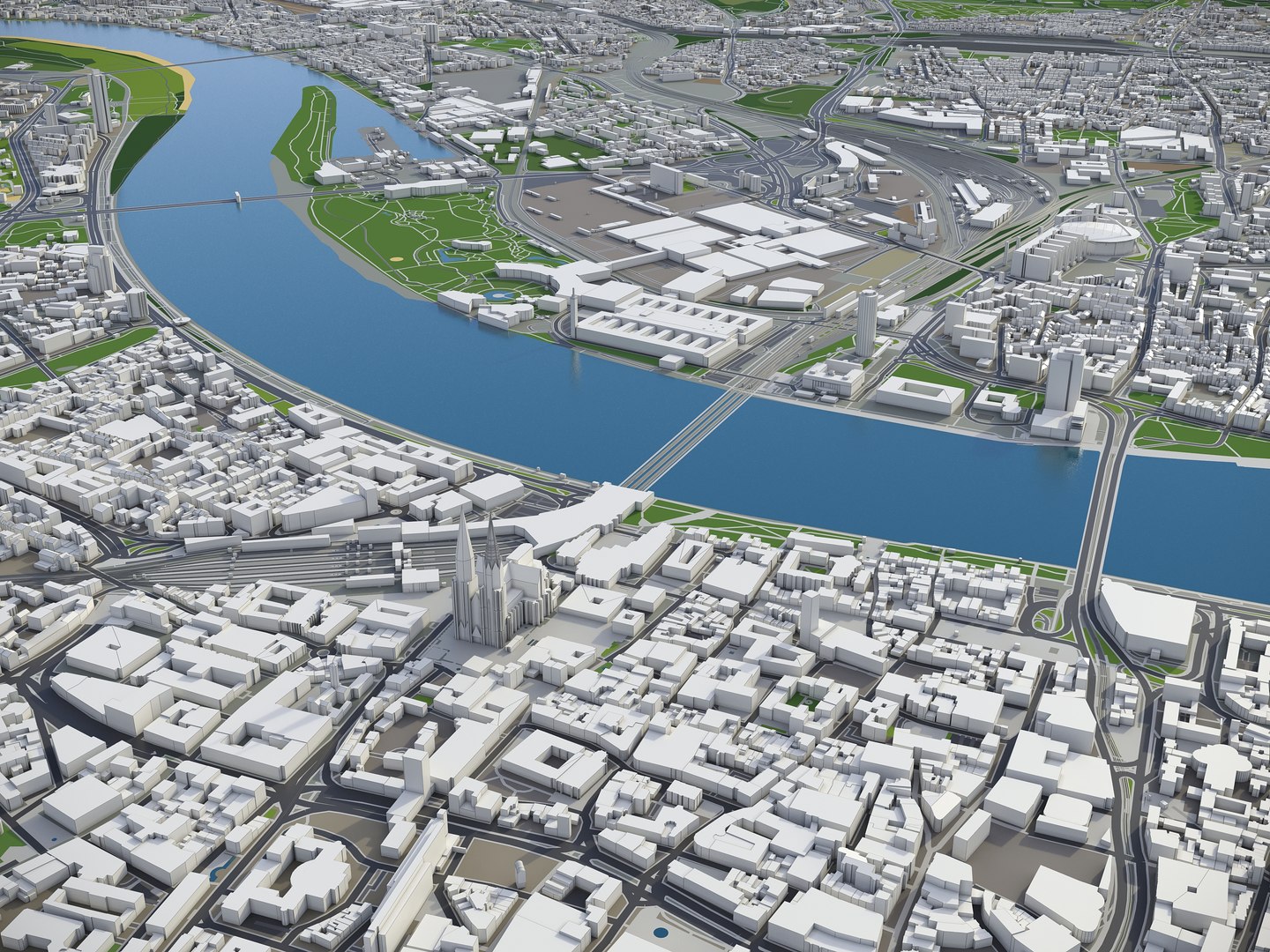 City Koln - 3D Model - TurboSquid 1397691
