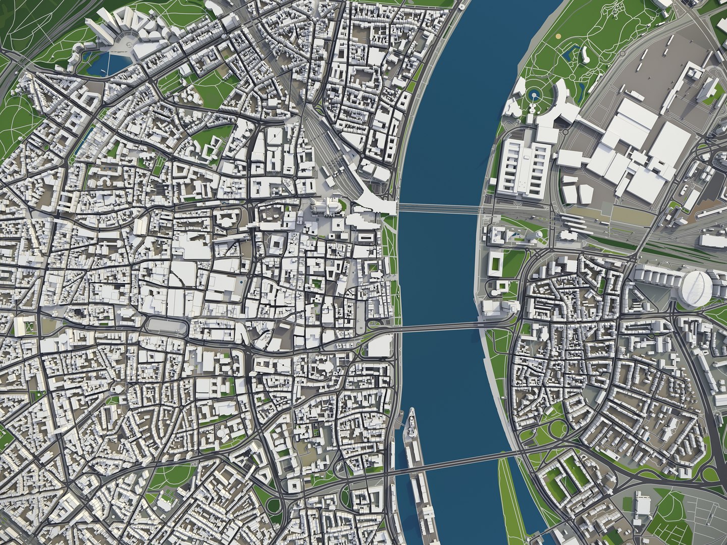 City Koln - 3D Model - TurboSquid 1397691