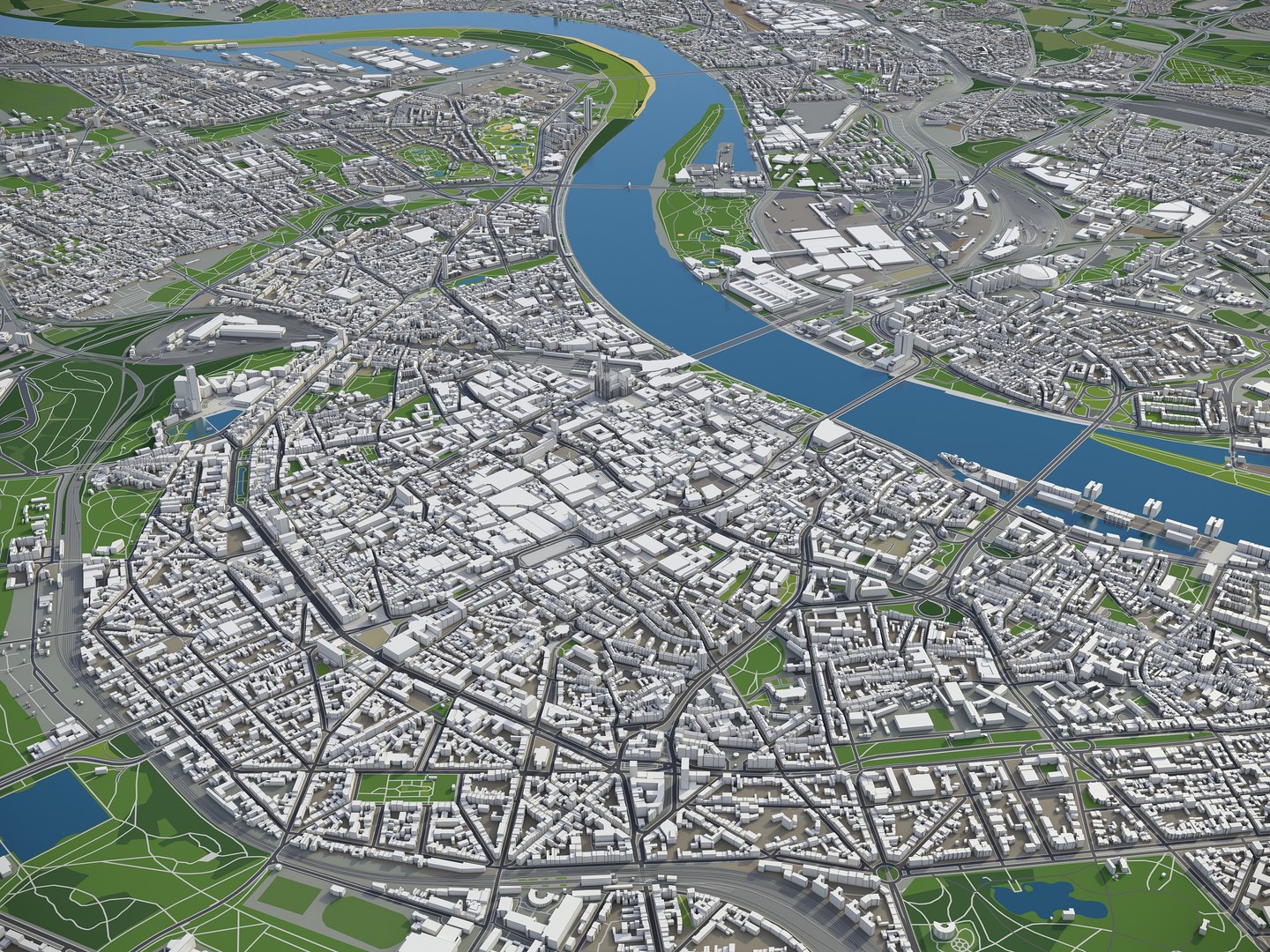 City Koln - 3D Model - TurboSquid 1397691