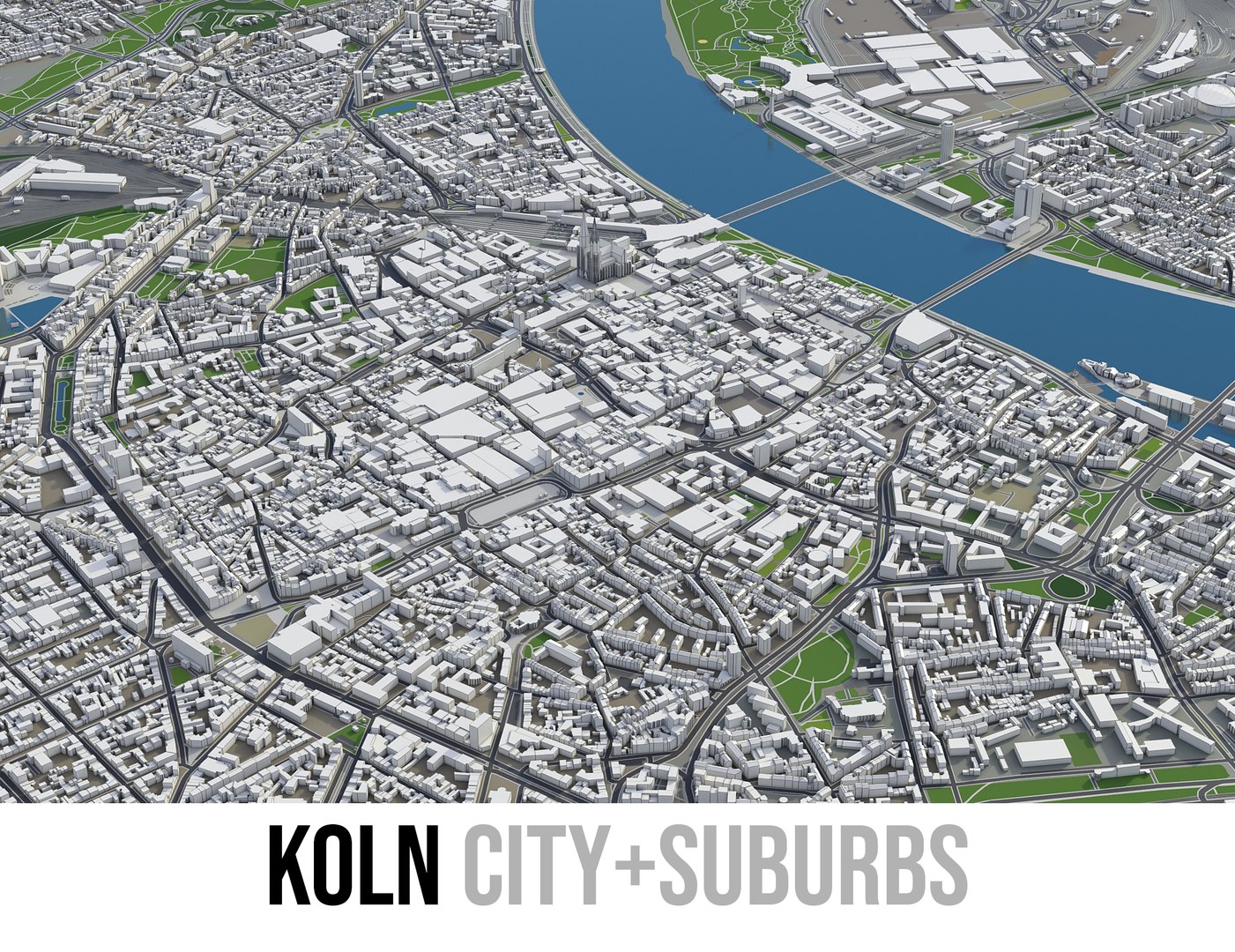City Koln - 3D Model - TurboSquid 1397691