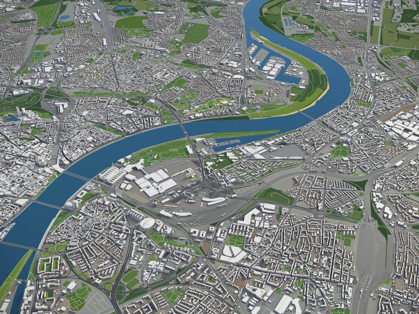City Koln - 3D Model - TurboSquid 1397691