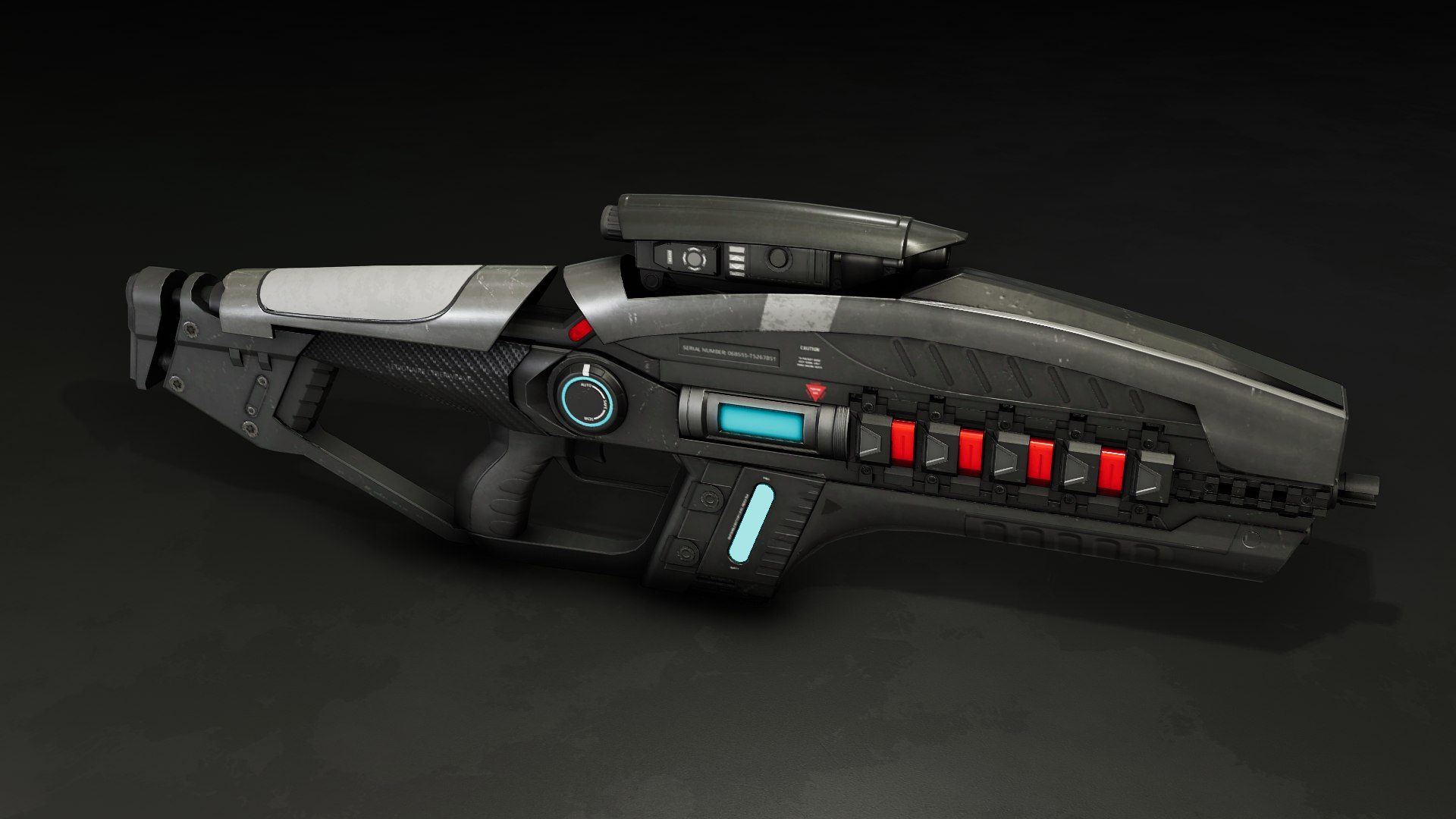 3D Plasma Rifle - TurboSquid 1765751